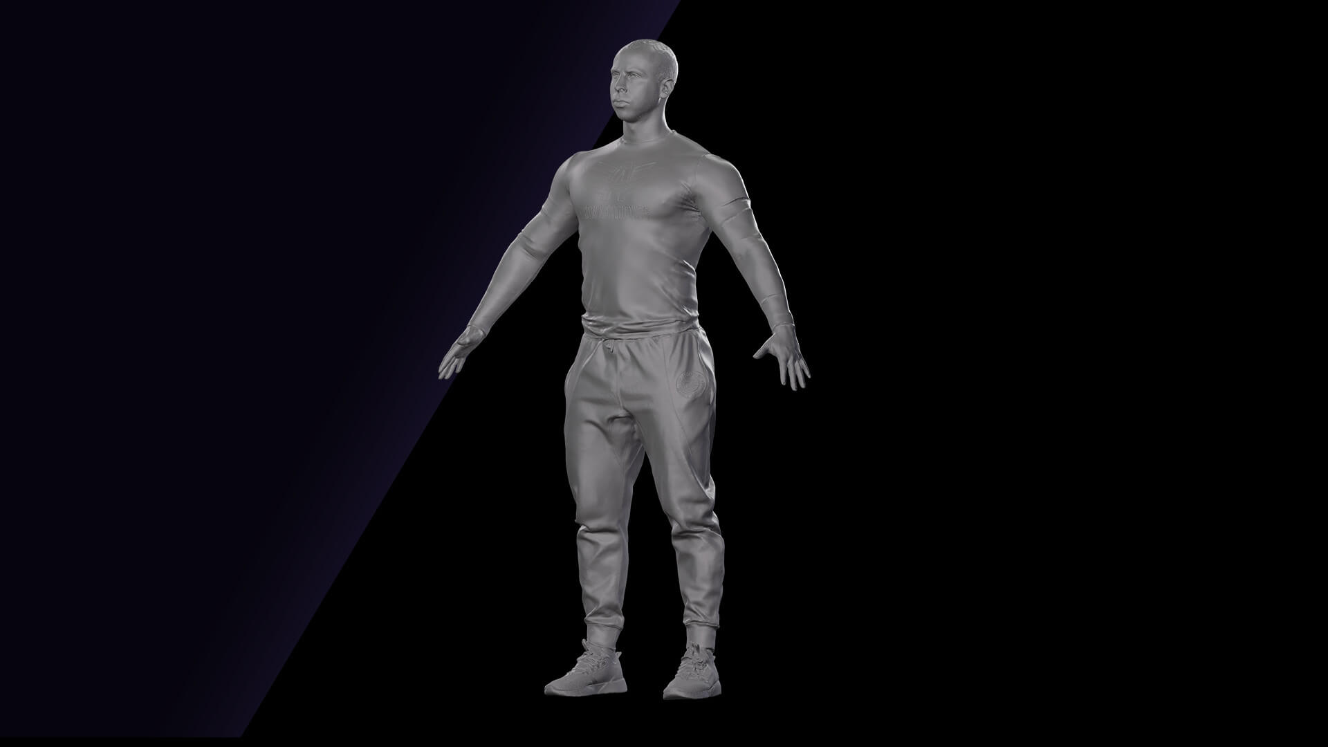 Cleaned A Pose Scan | Joel Dressed - 3D Model by 3d-sk