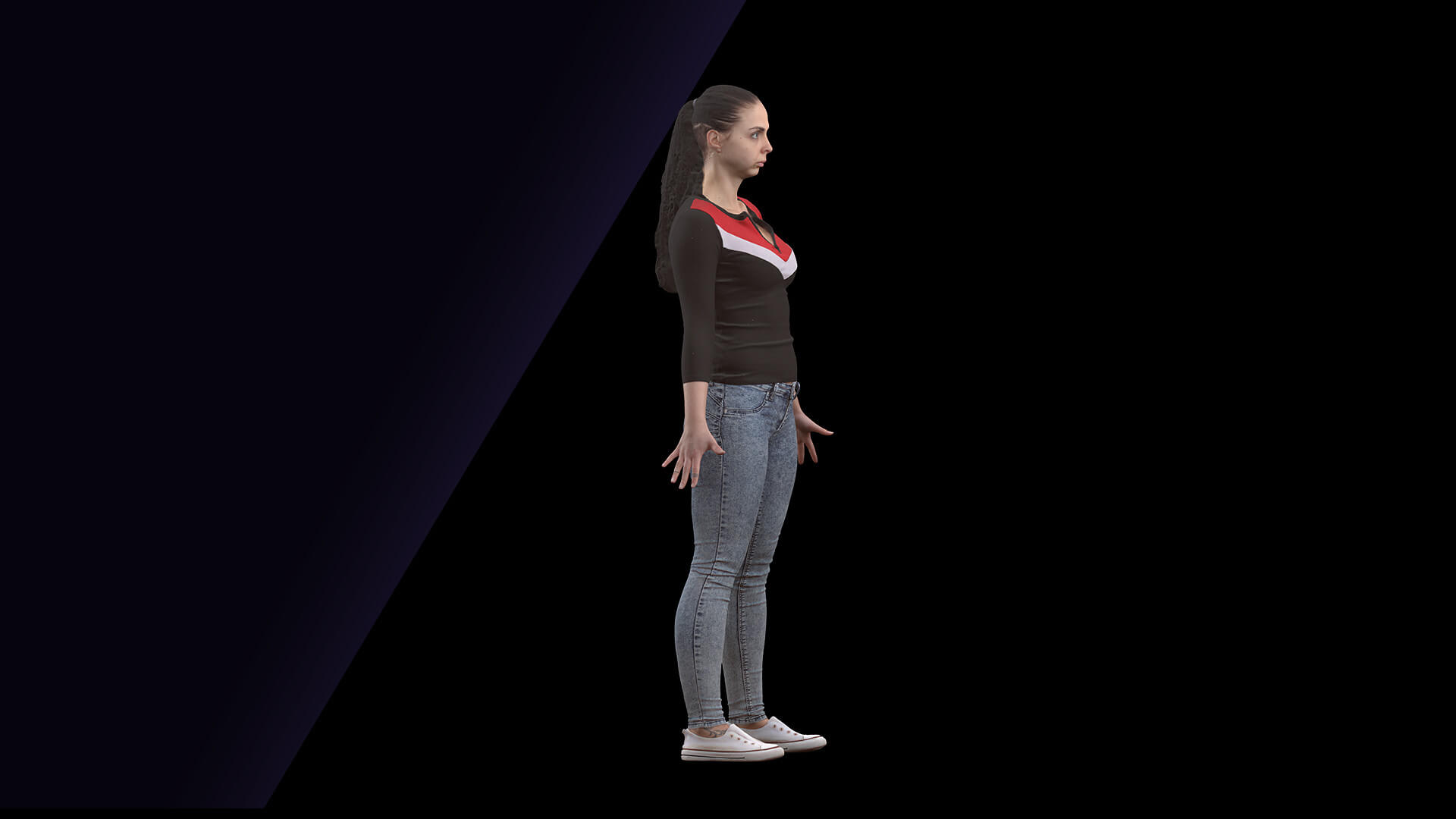 Cleaned a Pose Scan Judith Rush - 3D Model by 3d-sk