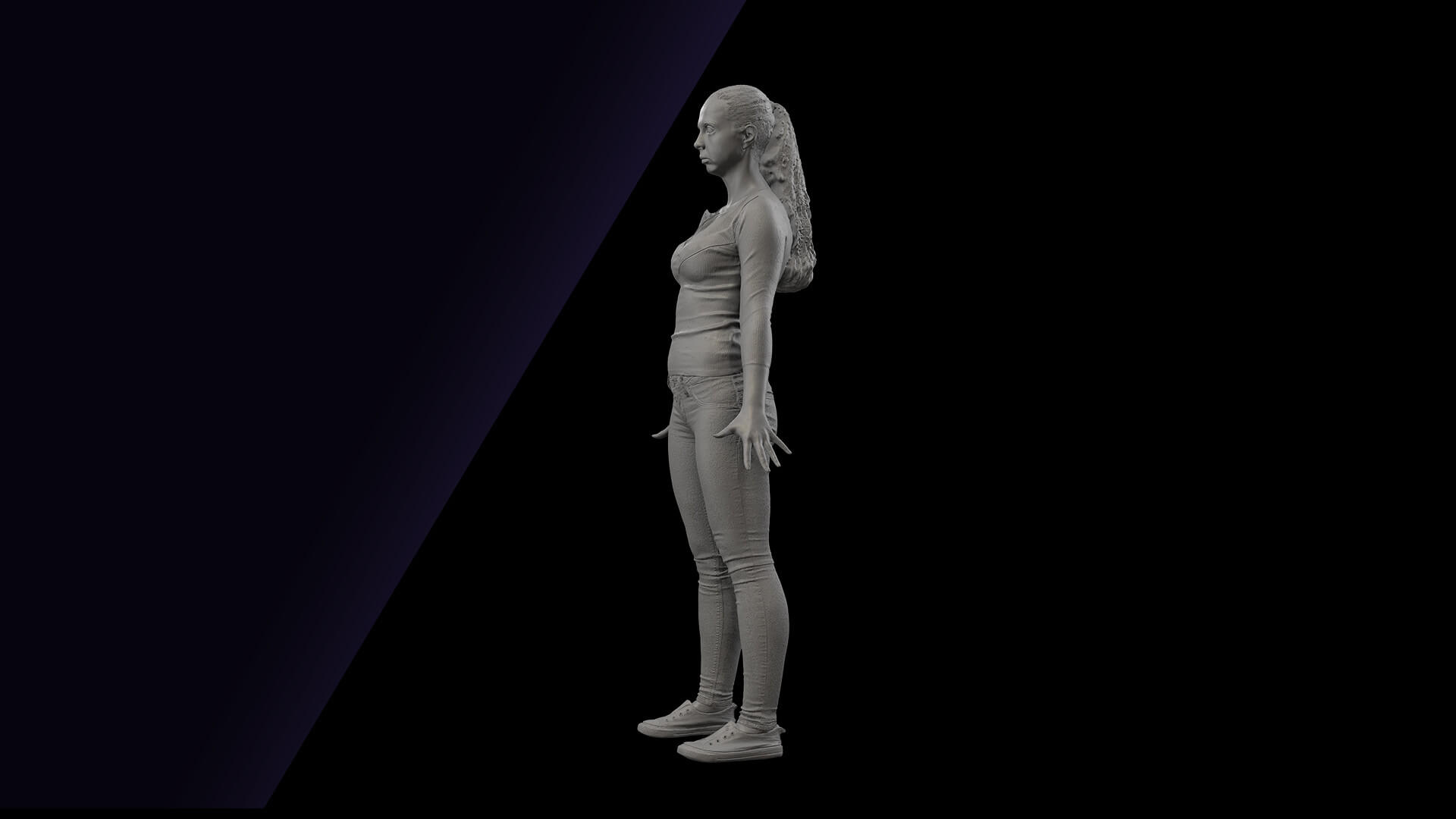 Cleaned a Pose Scan Judith Rush - 3D Model by 3d-sk
