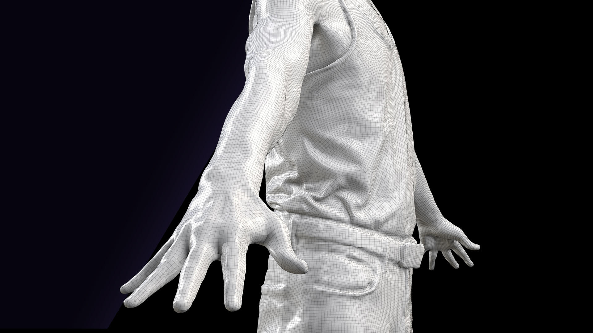 Cleaned a Pose Scan Marcus Doyle - 3D Model by 3d-sk