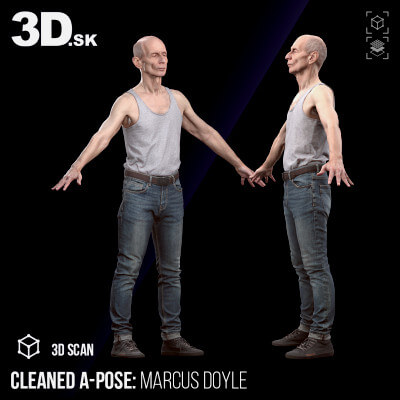 Cleaned a Pose Scan Marcus Doyle - 3D Model by 3d-sk
