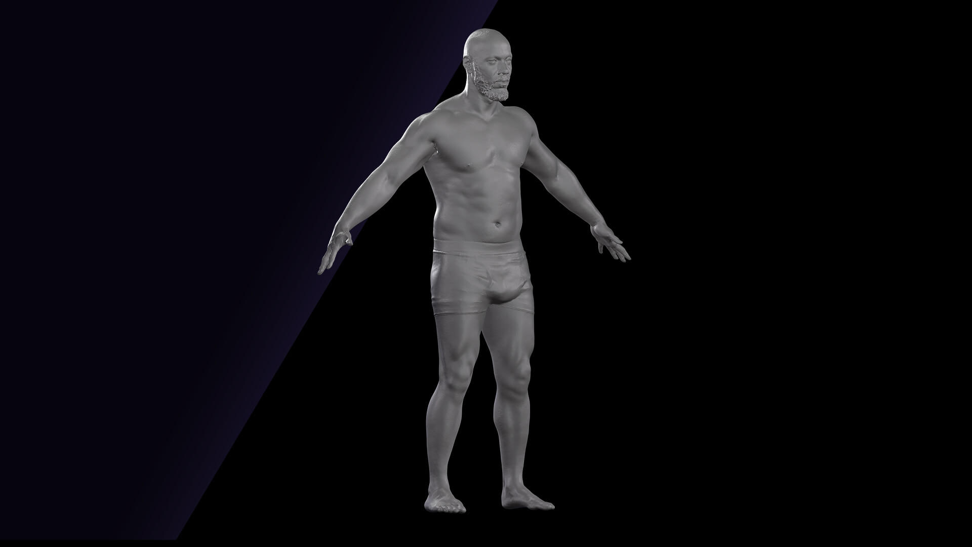 Cleaned A Pose Scan | Ron - 3D Model by 3d-sk