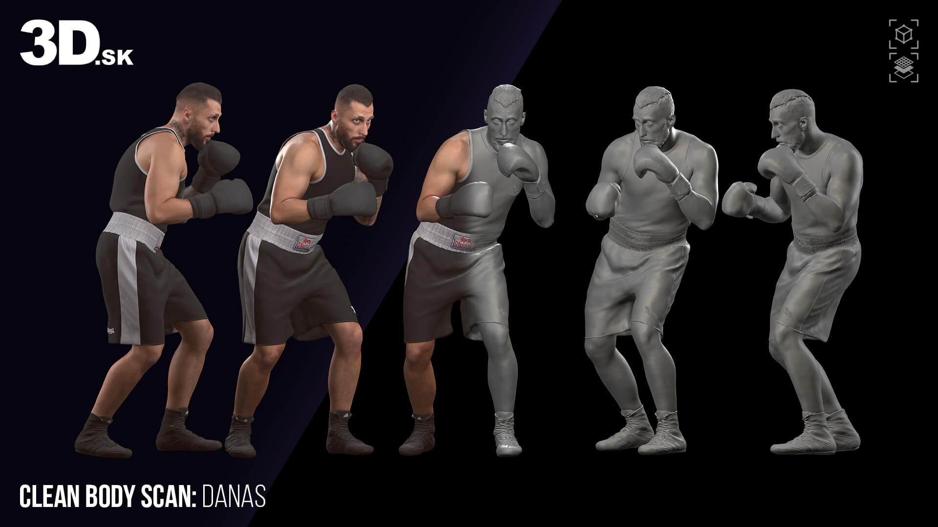 Cleaned Body Scan Danas Boxer - 3D Model by 3d-sk