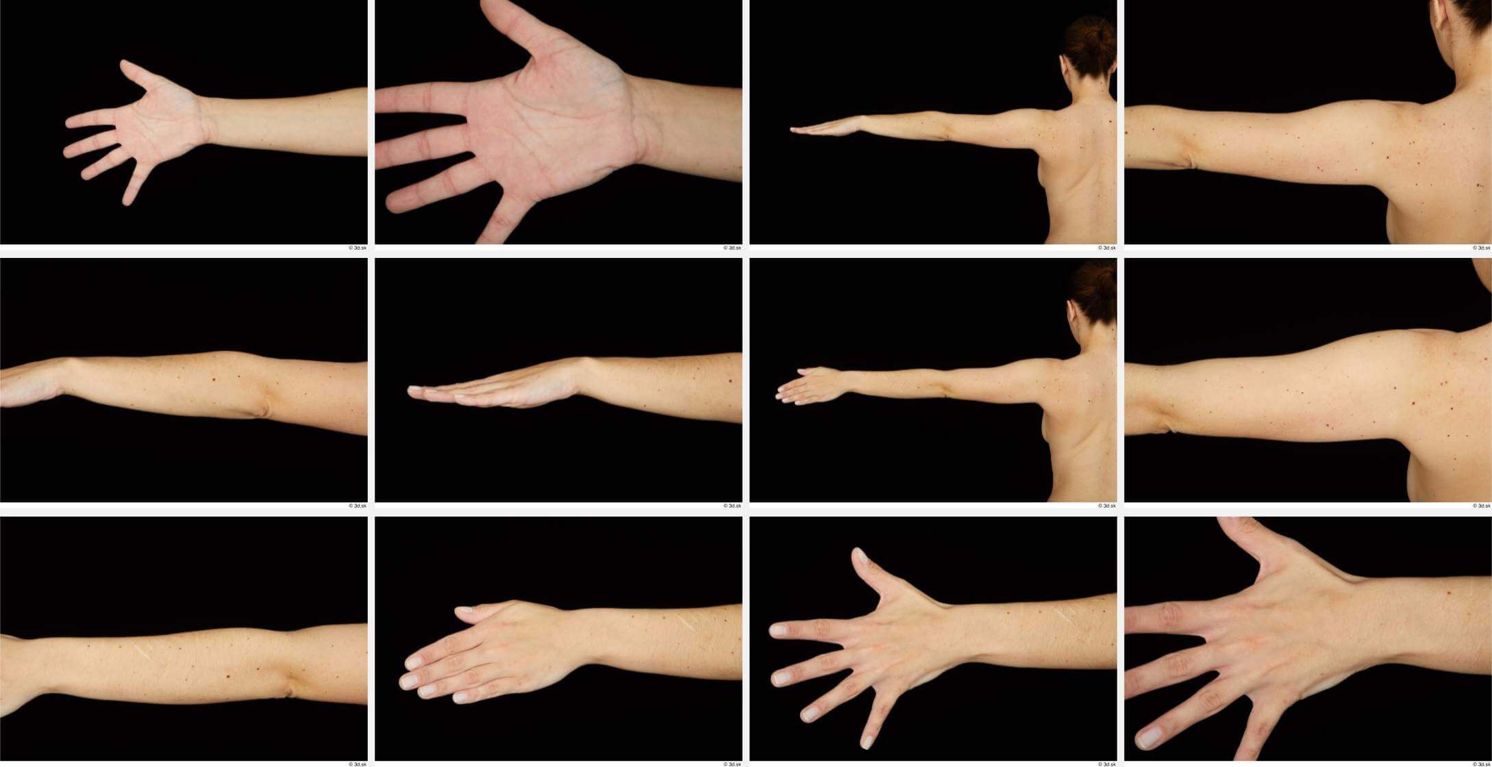 Ellie Springlare High Res Skin Texture Photo Set by 3d-sk