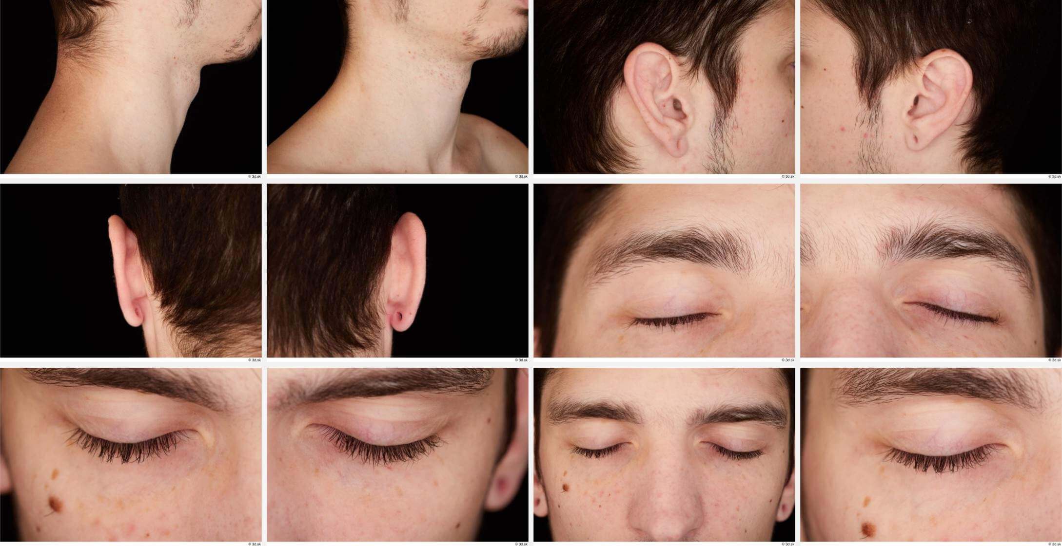 Falcon High Res Skin Texture Photo Set by 3d-sk