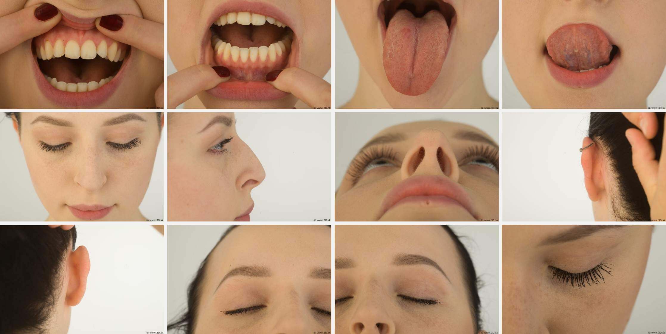 Hazel High Res Skin Texture Photo Set by 3d-sk