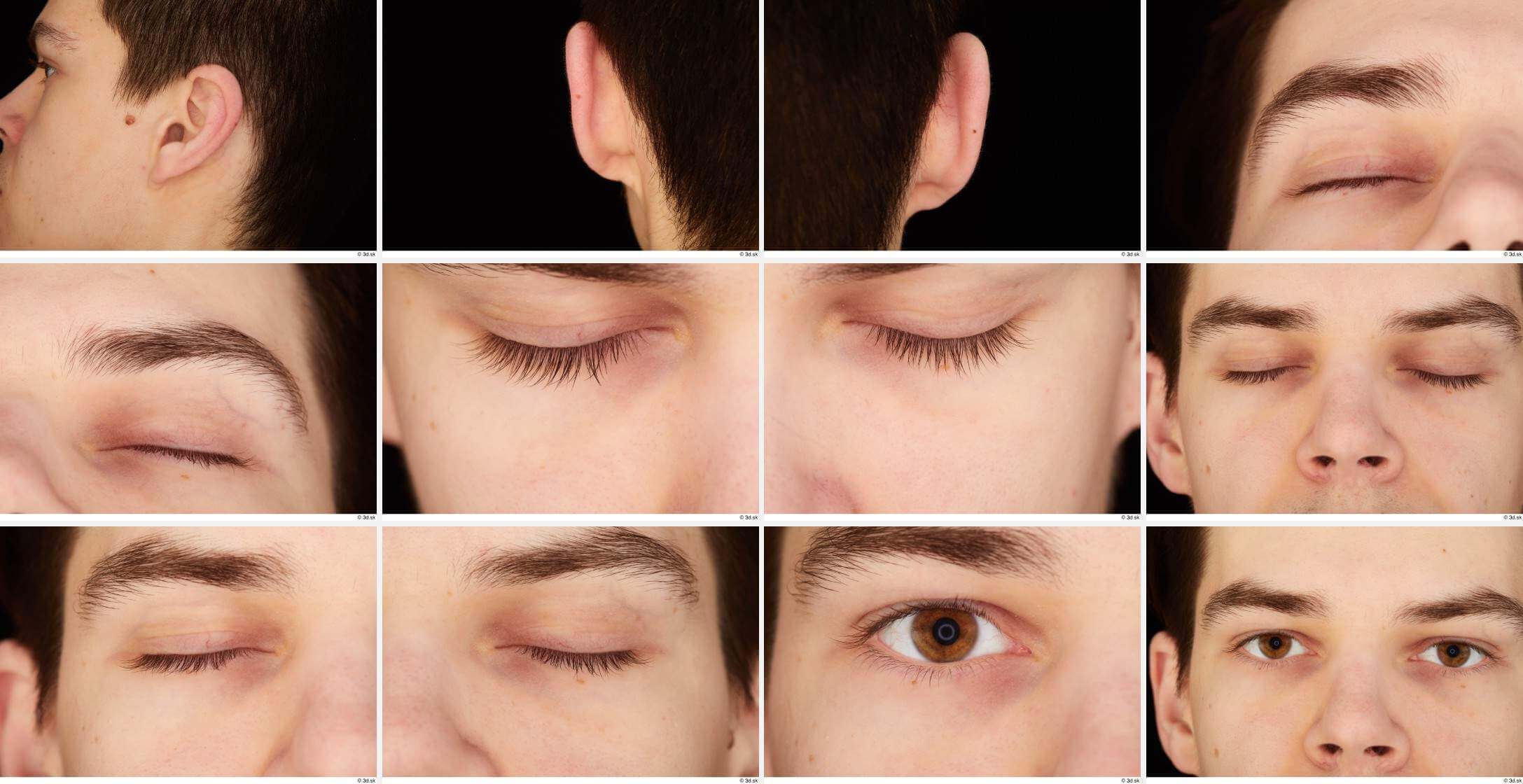 Jamie High Res Skin Texture Photo Set by 3d-sk