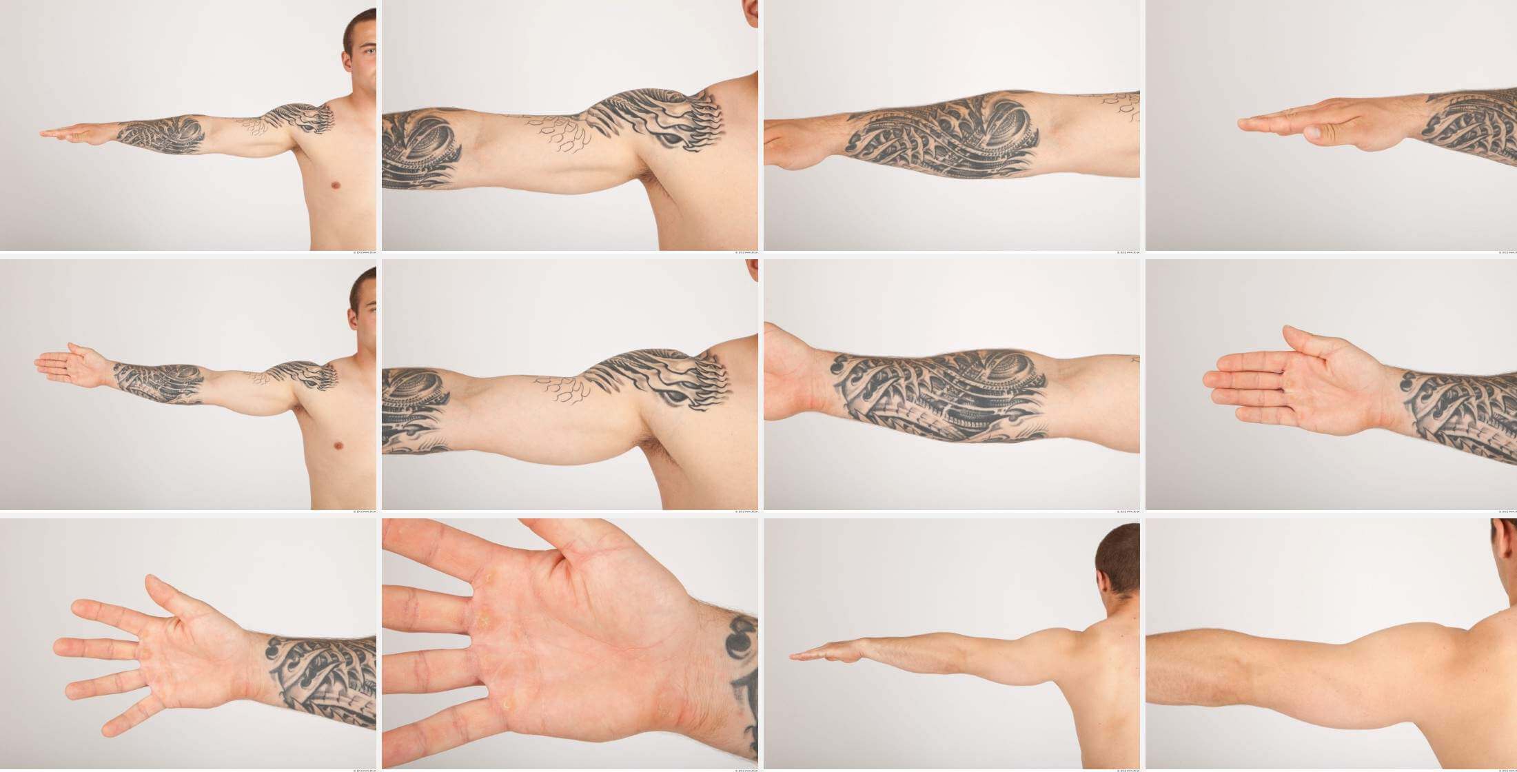 Oskar High Res Skin Texture Photo Set by 3d-sk