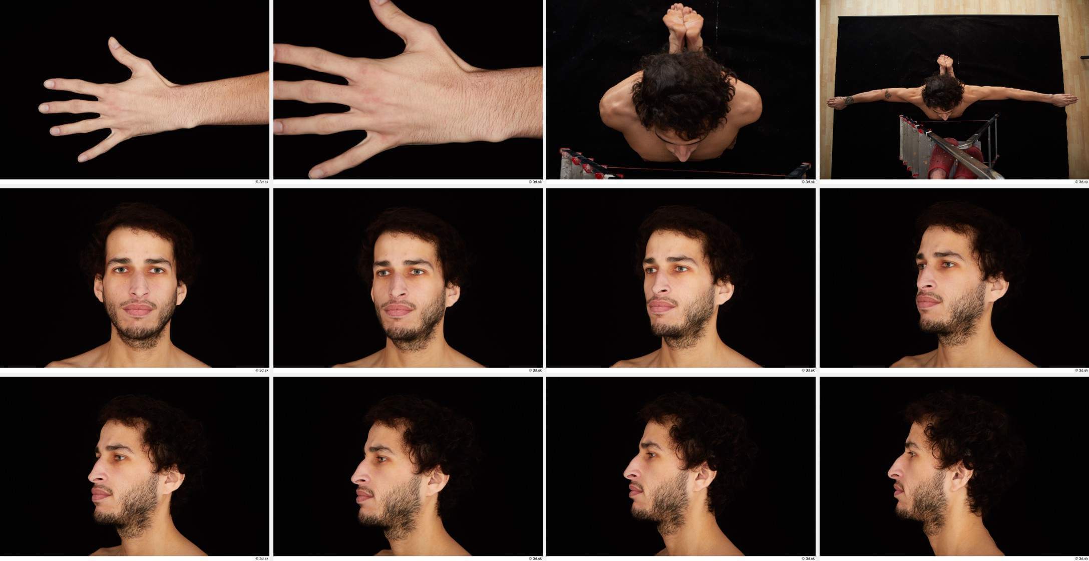 Pablo High Res Skin Texture Photo Set by 3d-sk