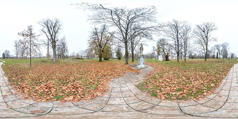 Panorama HDR 360 Background City Park by 3d-sk