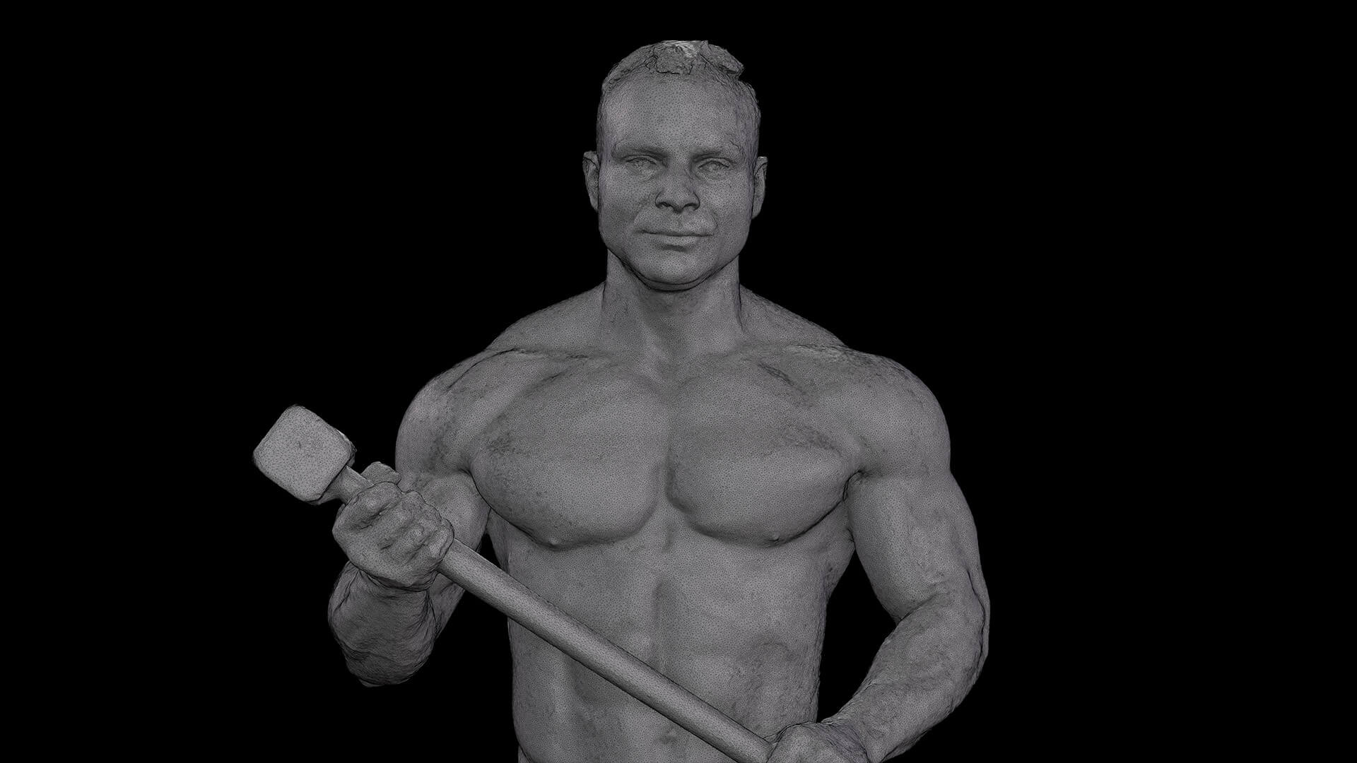Raw Daily Pose Scan | Garrott Maul - 3D Model by 3d-sk
