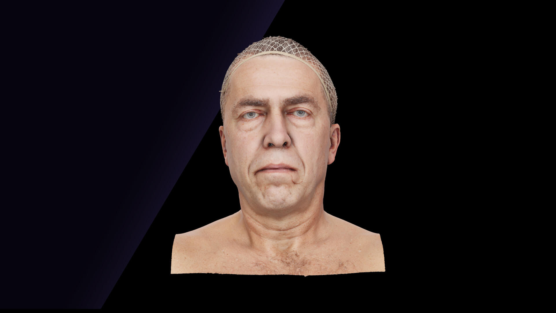 Raw Head Scan Pete Novack - 3D Model by 3d-sk