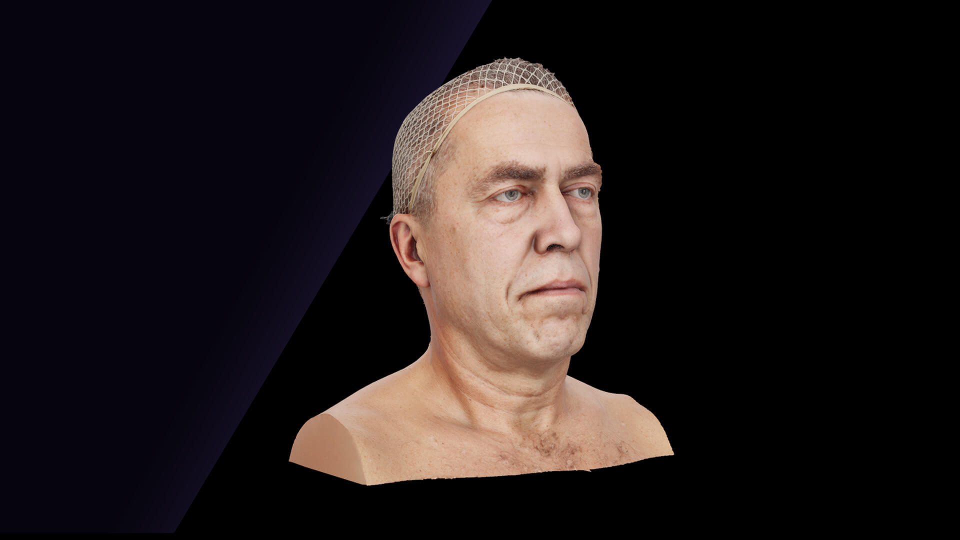 Raw Head Scan Pete Novack - 3D Model by 3d-sk
