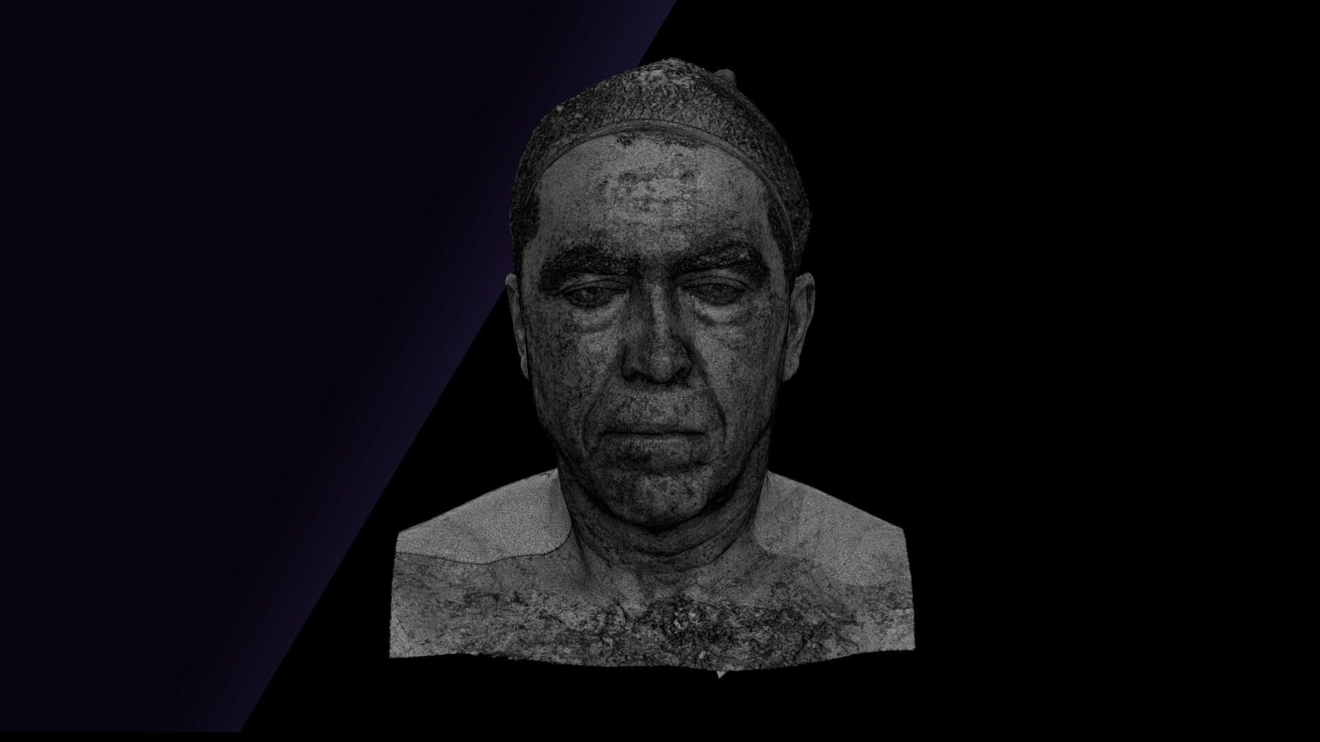 Raw Head Scan Pete Novack - 3D Model by 3d-sk