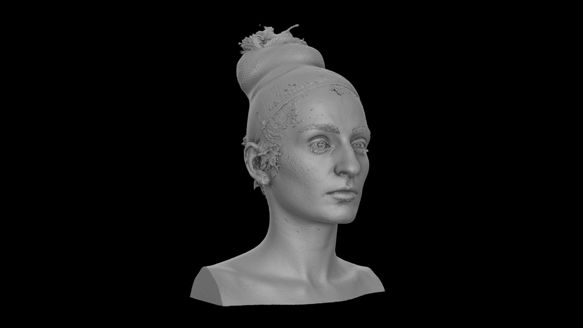 Raw Head Scan | Waja - 3D Model by 3d-sk