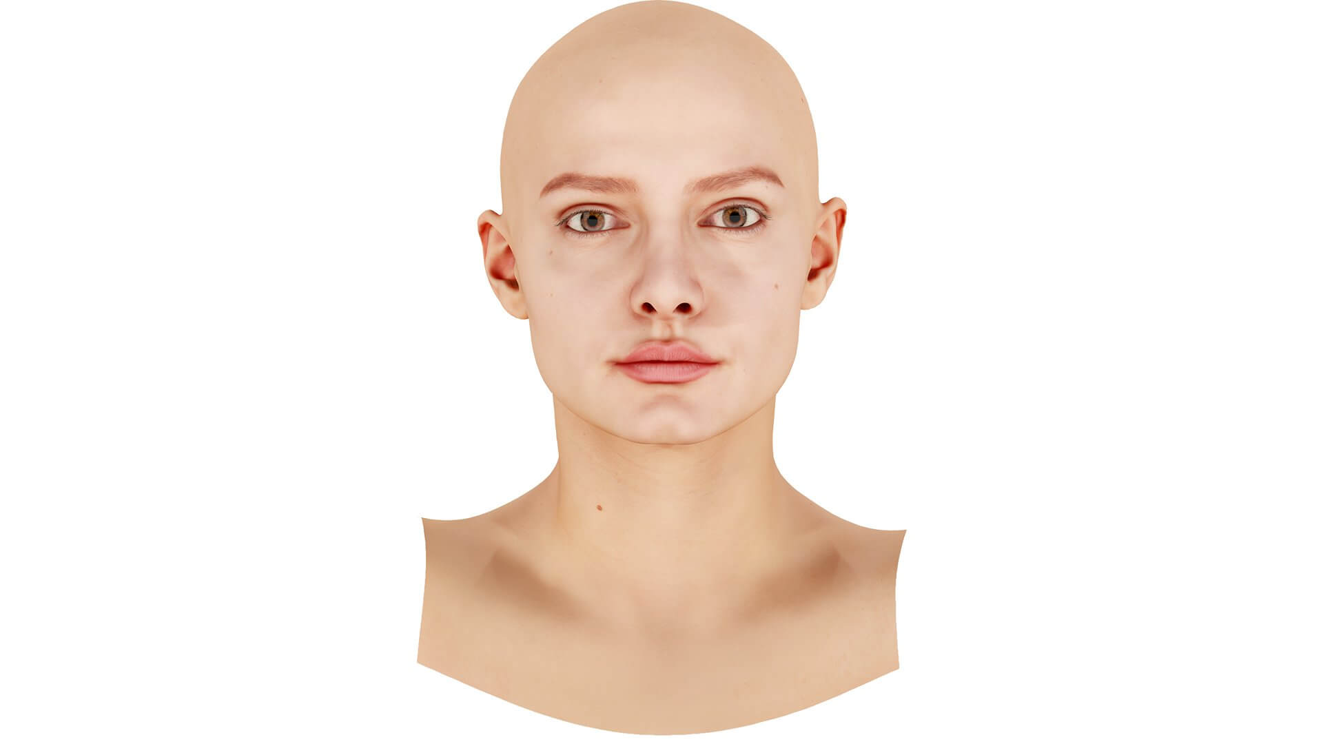 Female Face Reference For 3d Modeling