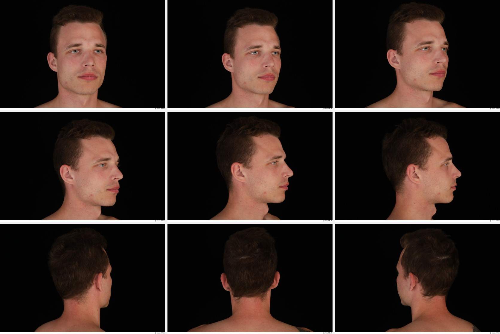 Ross High Res Skin Texture Photo Set by 3d-sk