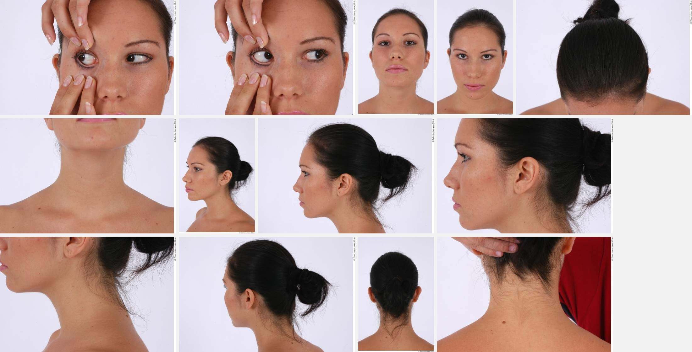 Face Reference Front And Side