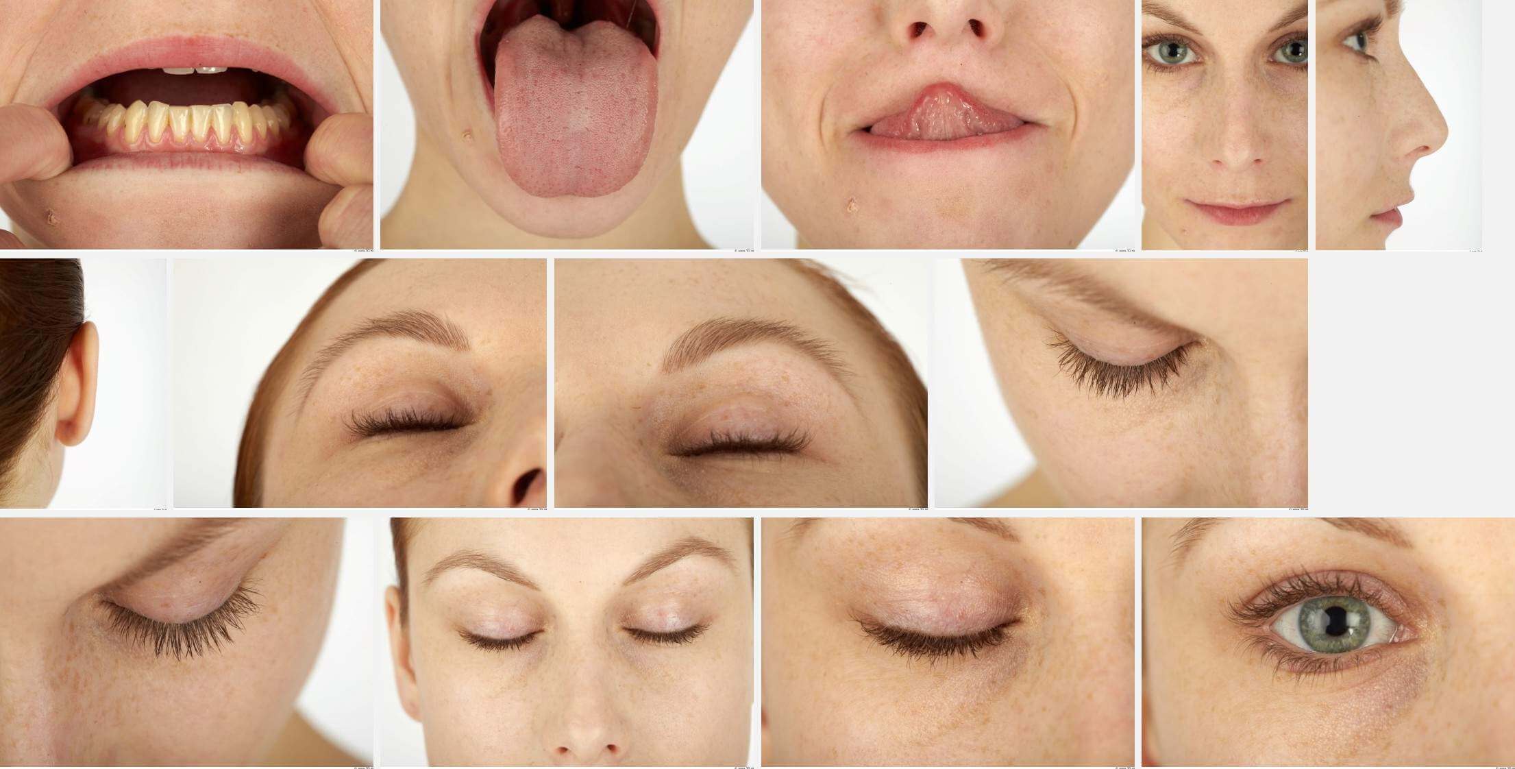 Zelmira High Res Skin Texture Photo Set by 3d-sk