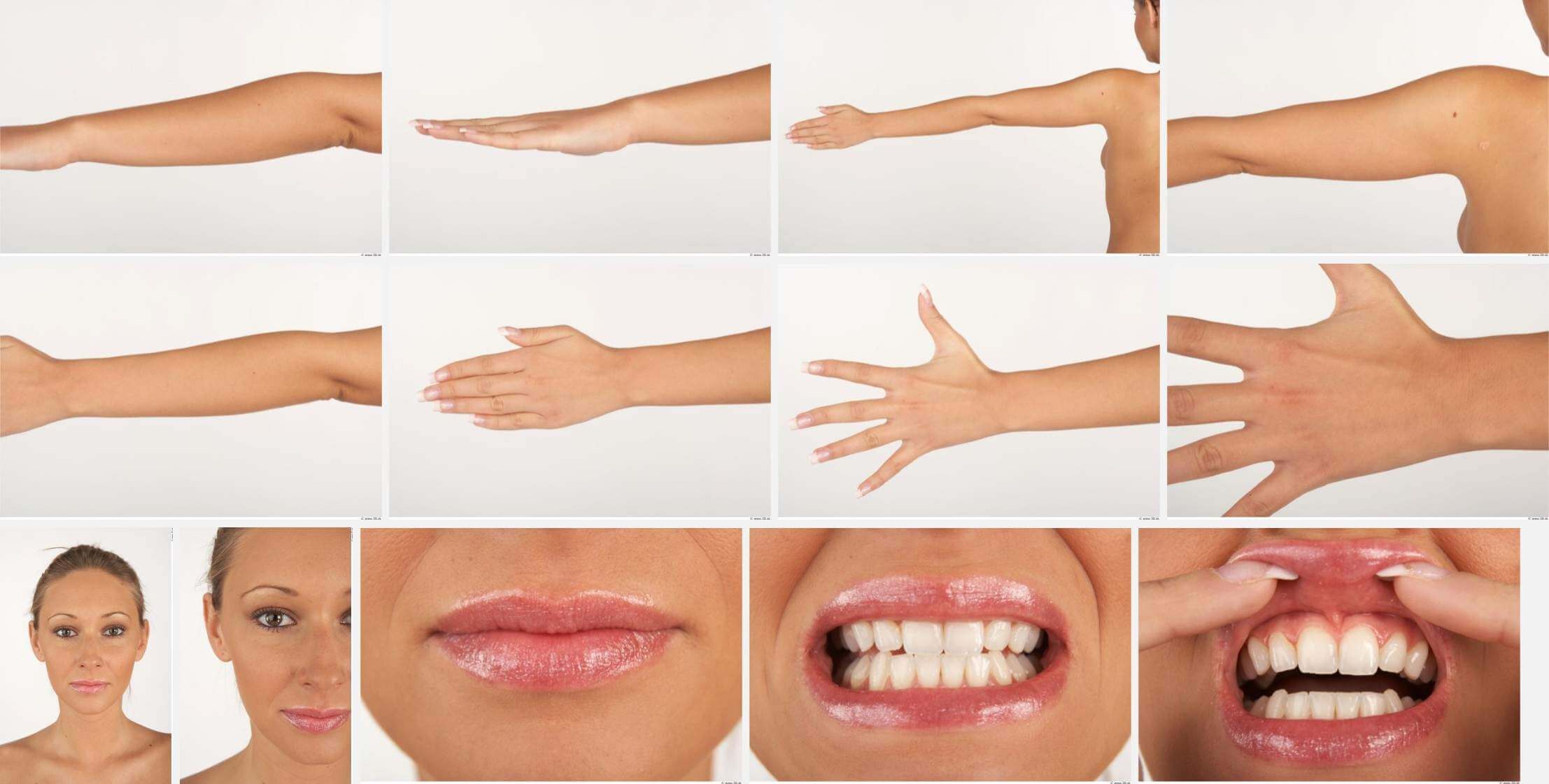 Zlata High Res Skin Texture Photo Set by 3d-sk