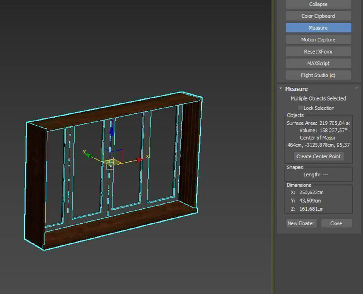 A Set of Plastic Windows With Wooden Trim - 3D Model by 3d skay blue