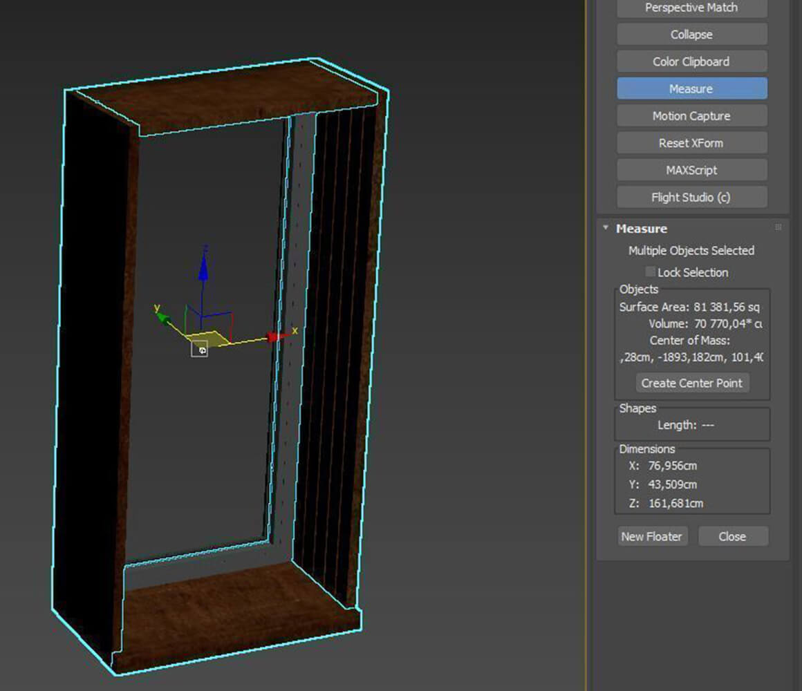 A Set of Plastic Windows With Wooden Trim - 3D Model by 3d skay blue