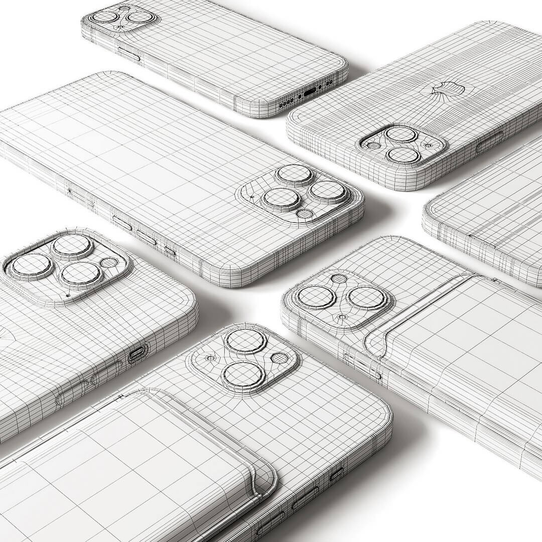 Apple iPhone 13 - 3D Model by 3d skay blue