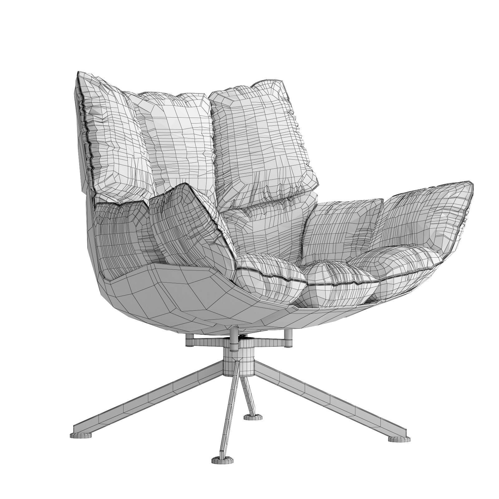 Arm Chair Husk - 3D Model by 3d skay blue