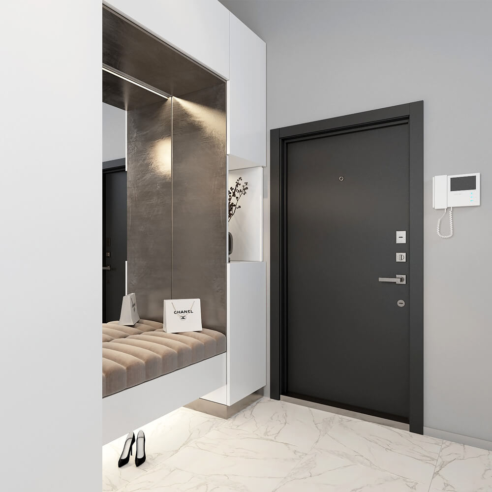 Composition in The Hallway 1 - 3D Model by 3d skay blue