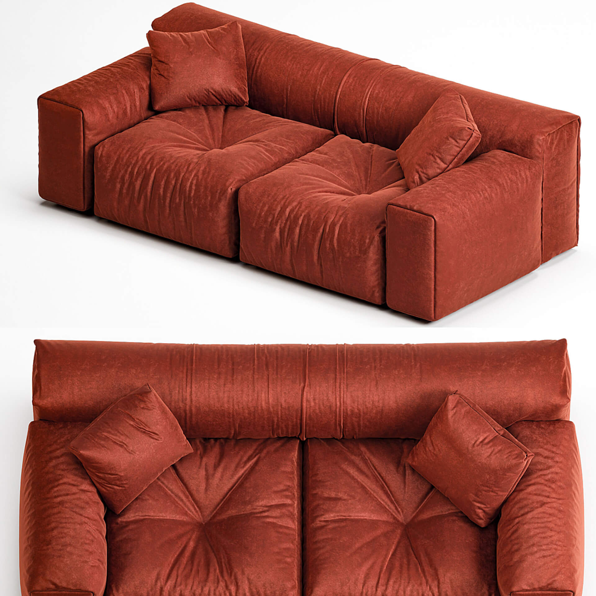 Living Divani Softwall - 3D Model by 3d skay blue