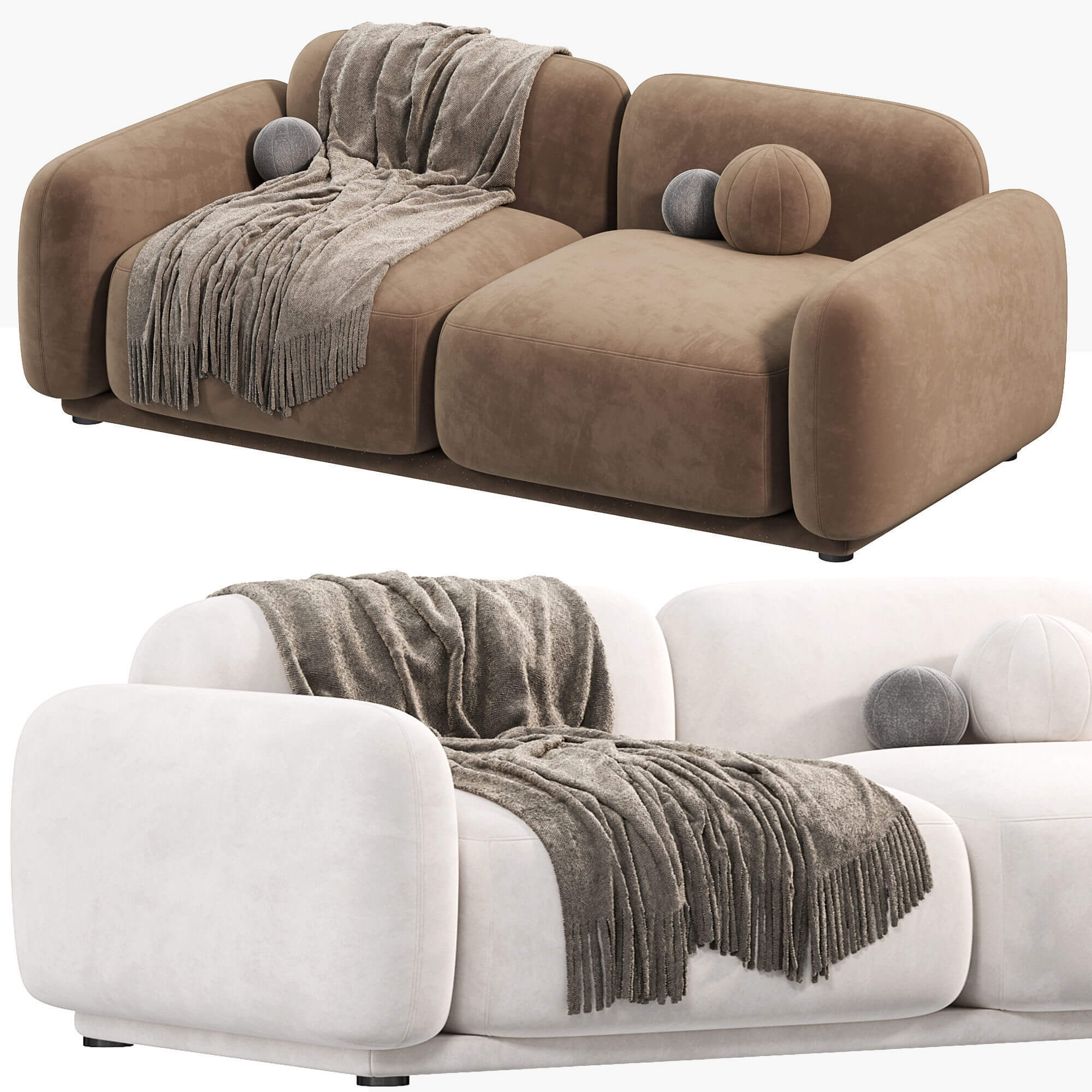 Mikka Sitzer Sofa - 3D Model by 3d skay blue