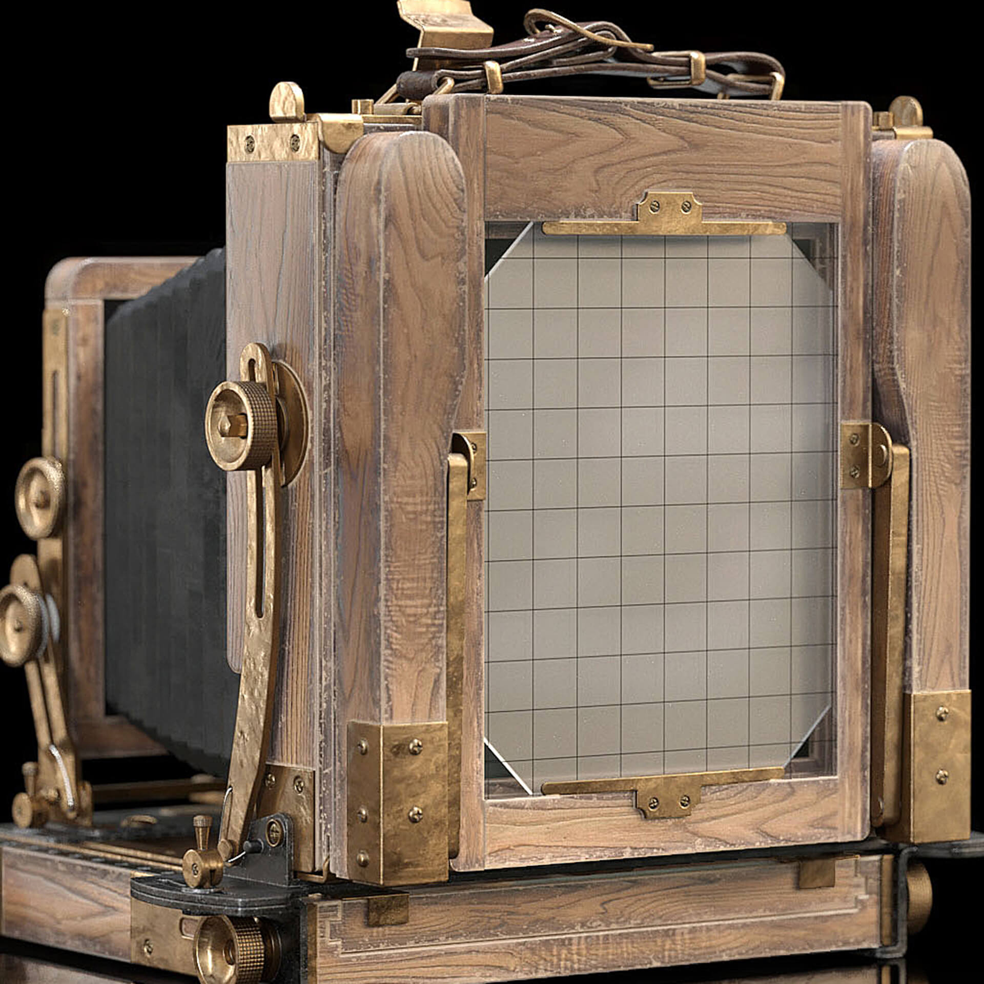 Tachihara 4X5 Field Camera for The Competition - 3D Model by 3d skay blue