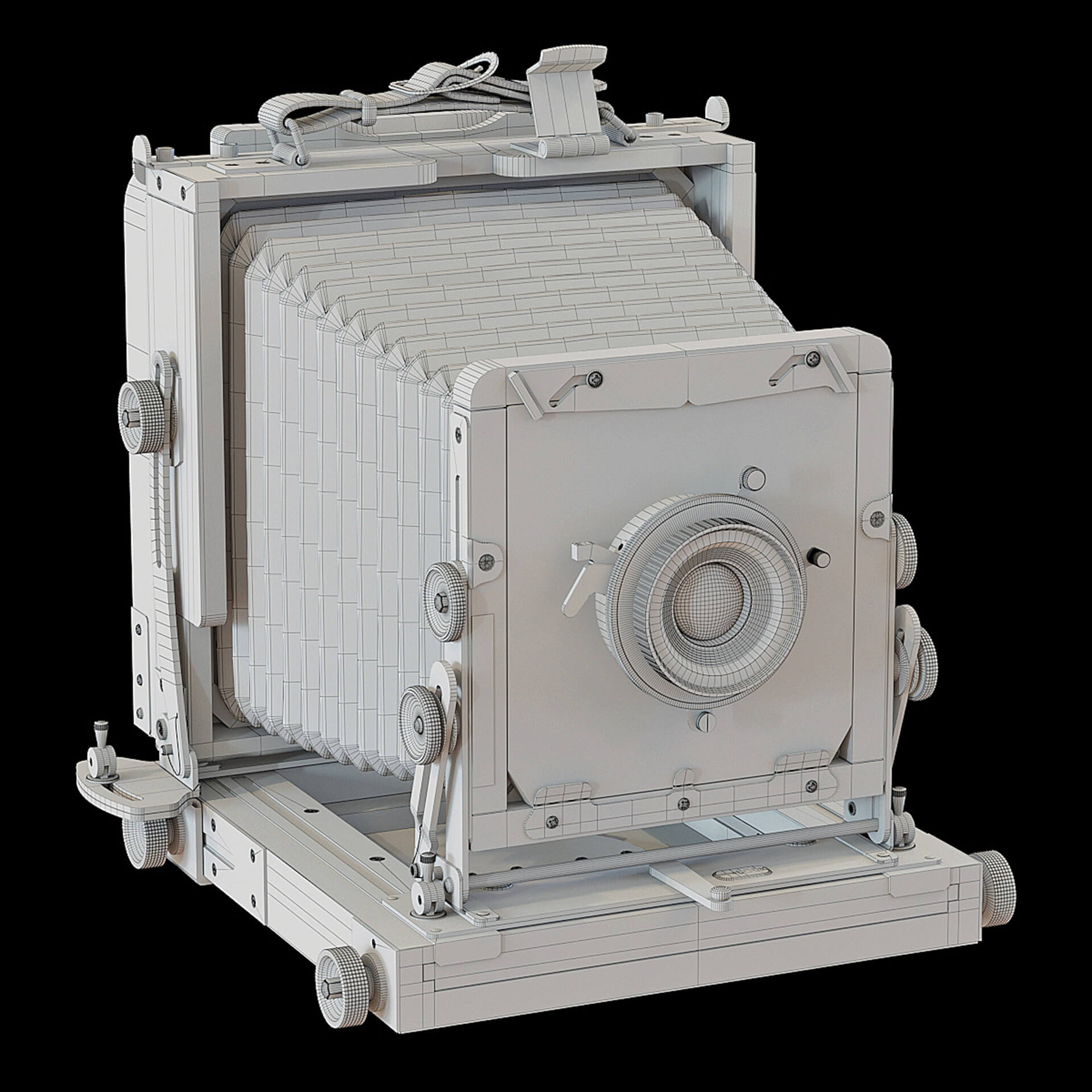Tachihara 4X5 Field Camera for The Competition - 3D Model by 3d skay blue