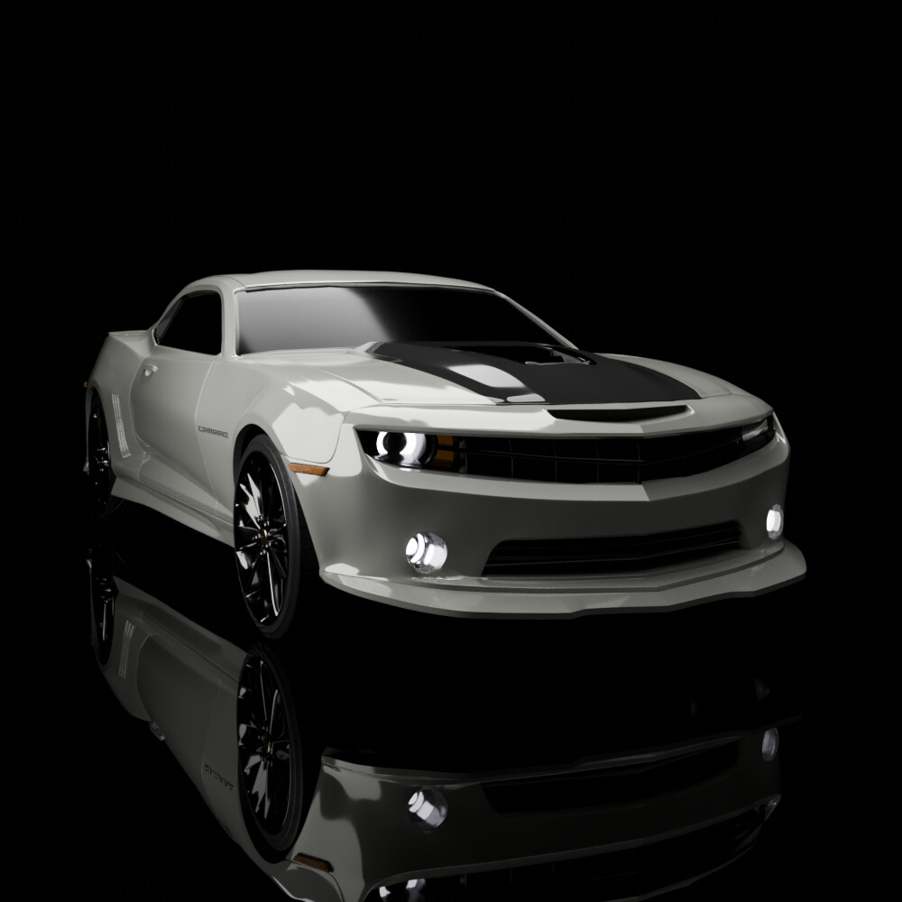 GM Camaro Car - 3D Model by 3D X-P-R-T