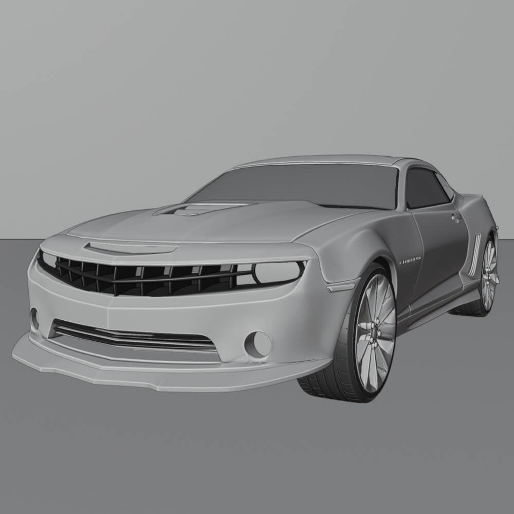 GM Camaro Car - 3D Model by 3D X-P-R-T