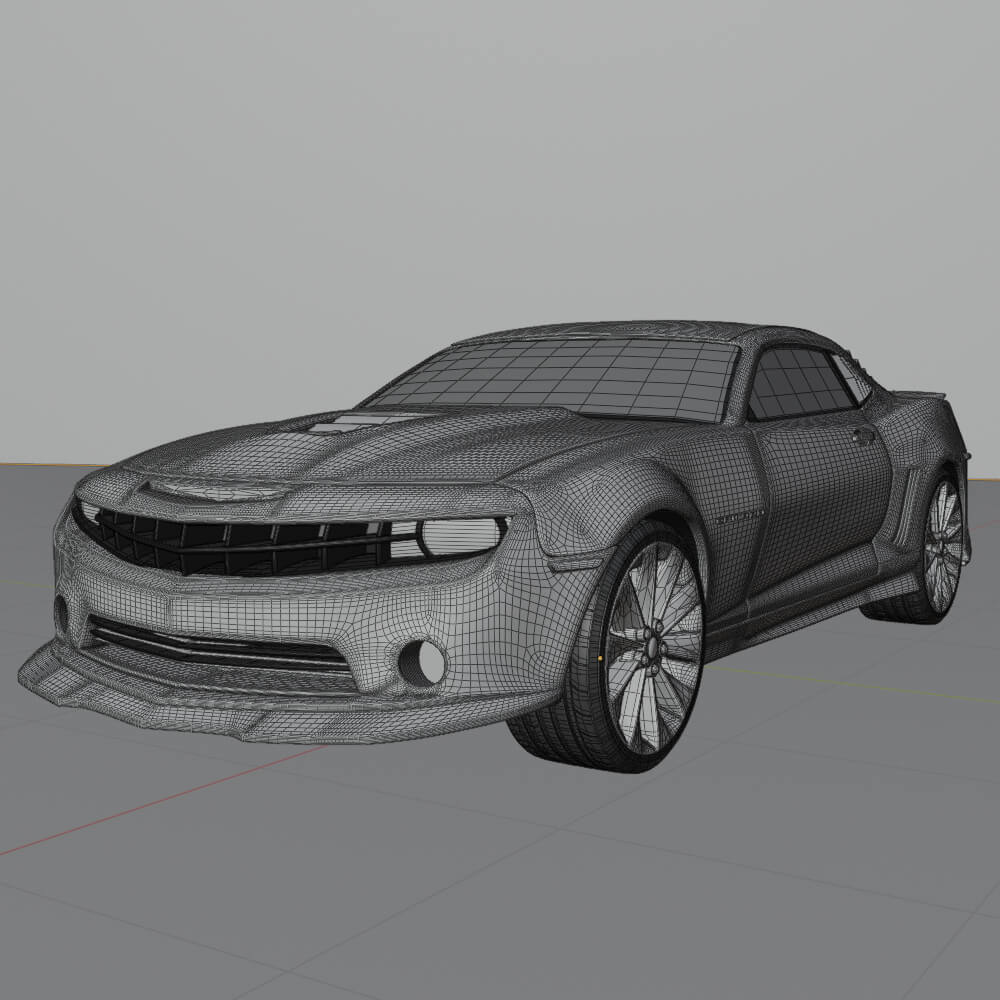 GM Camaro Car - 3D Model by 3D X-P-R-T