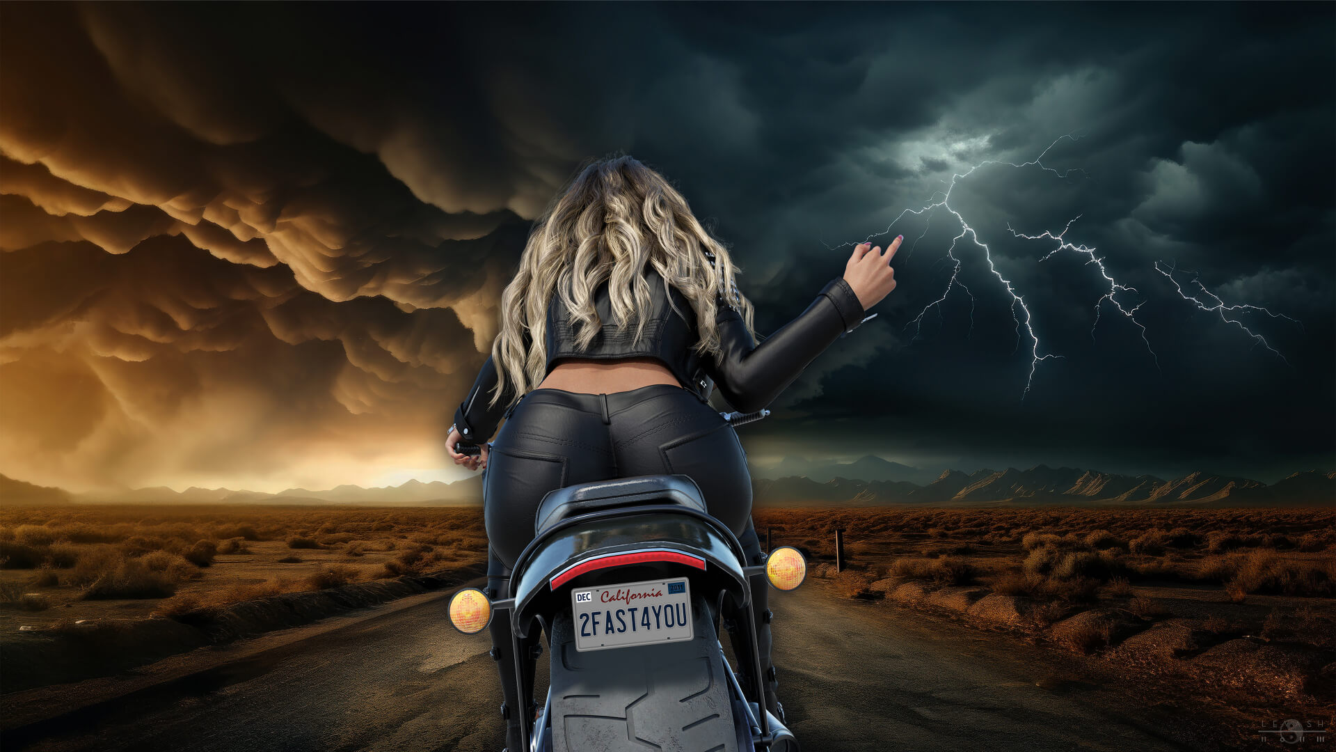 2 Fast4U Wallpaper by 3D4U2C | RenderHub Wallpapers