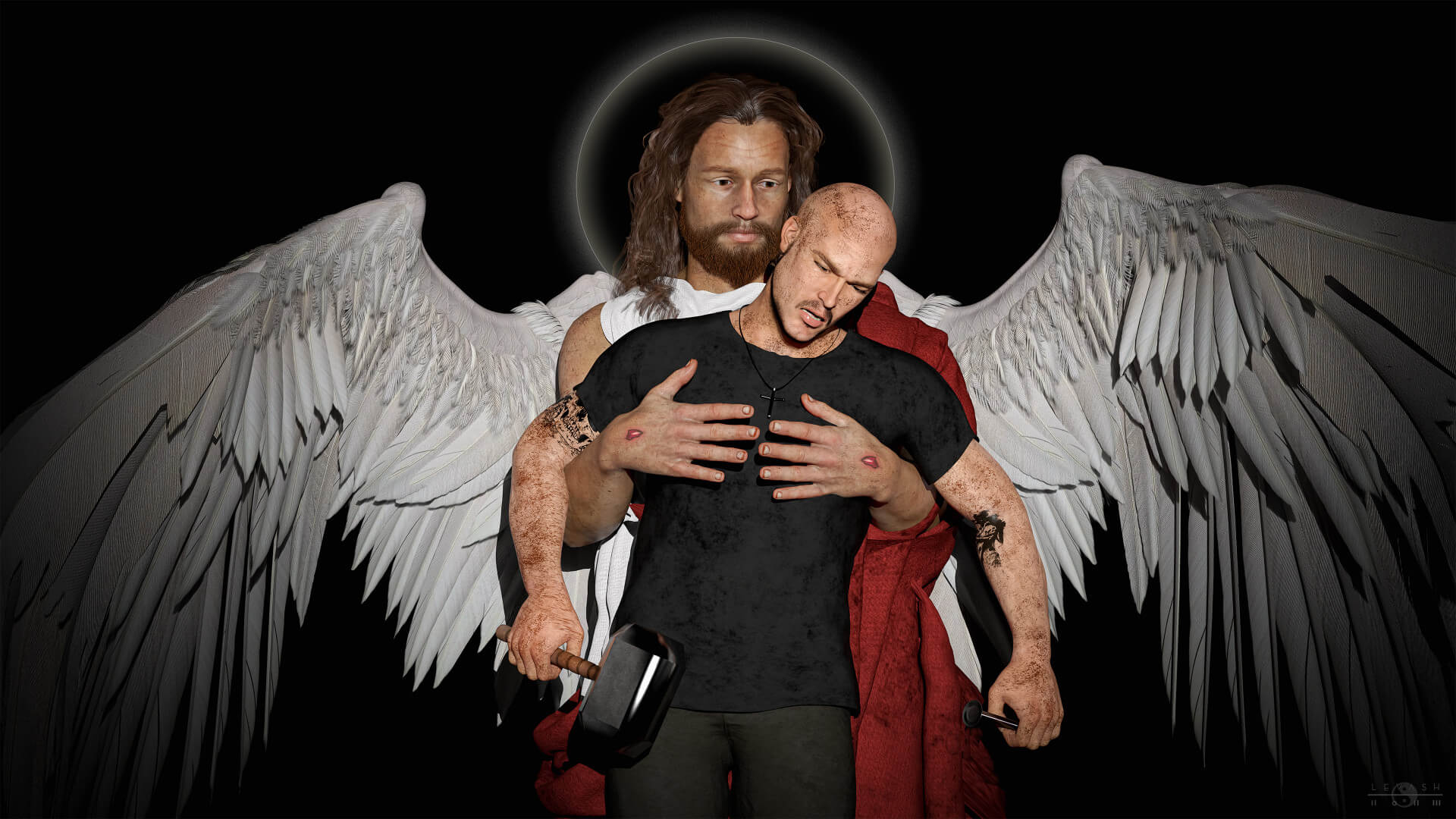 Forgiven Wallpaper V3 by 3D4U2C | RenderHub Wallpapers