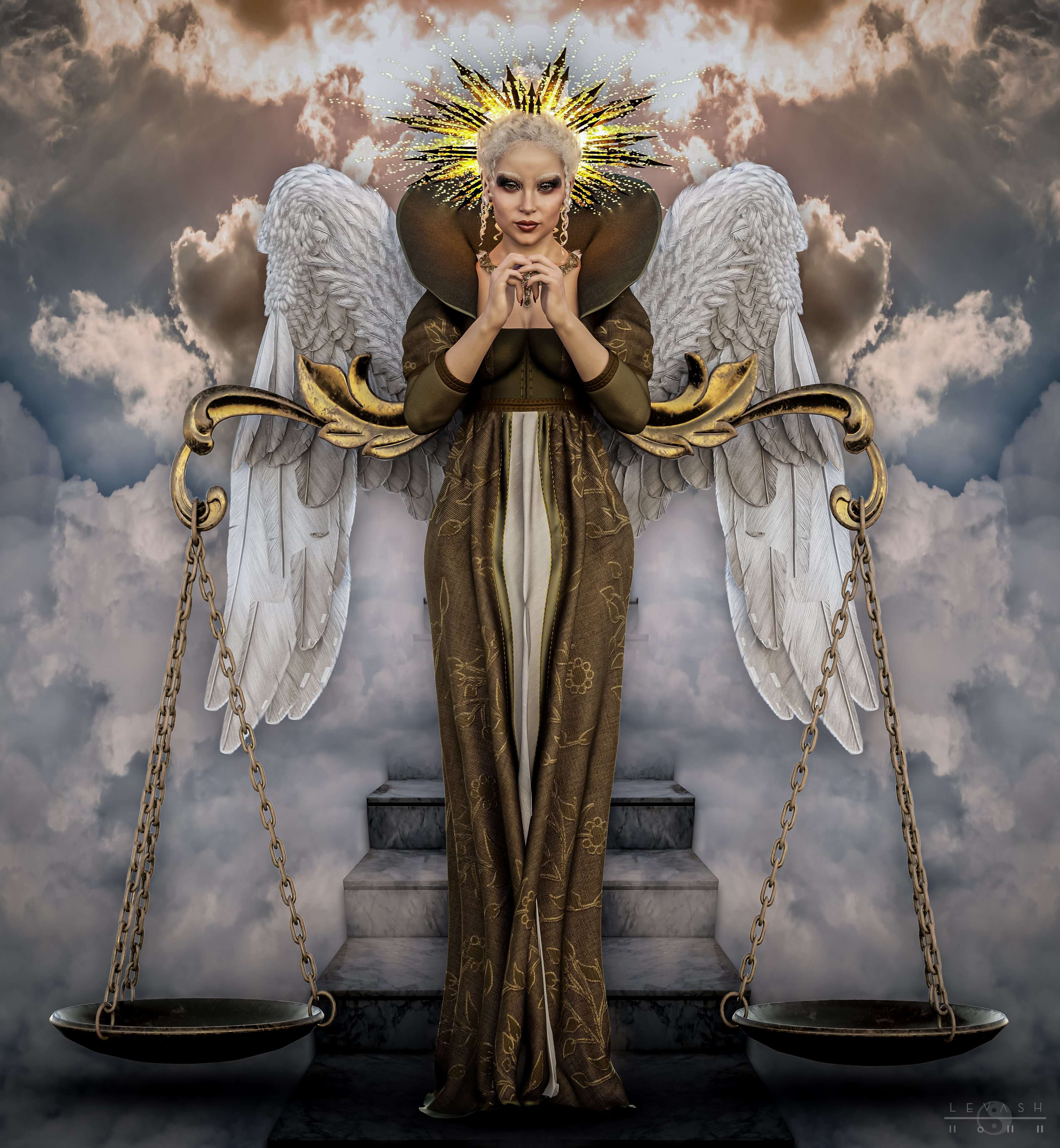 BALANCE IN ALL THINGS 3D Render, Digital Art by 3D4U2C