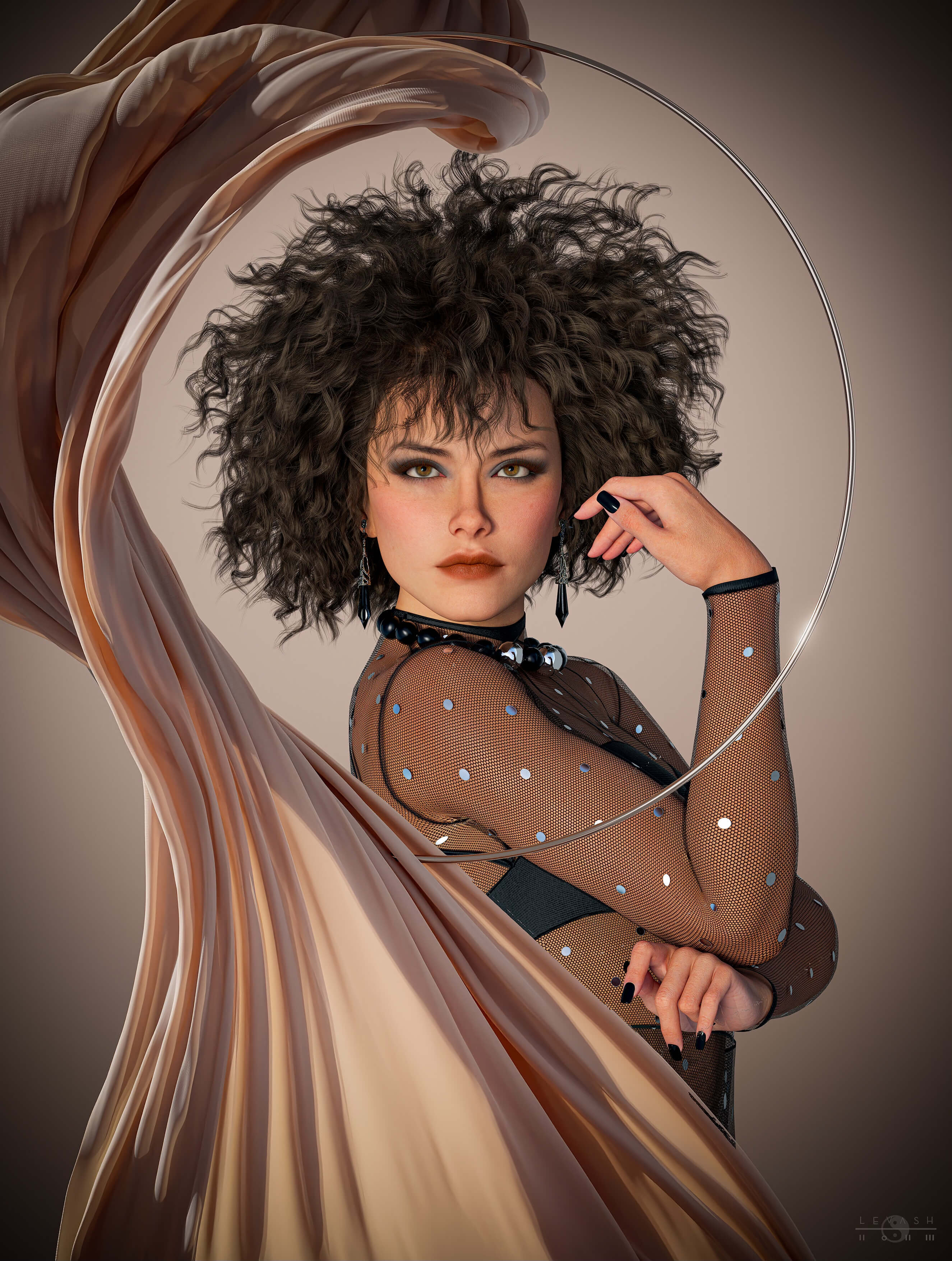 EXHIBITING MODEL BEHAVIOR 3D Render, Digital Art by 3D4U2C