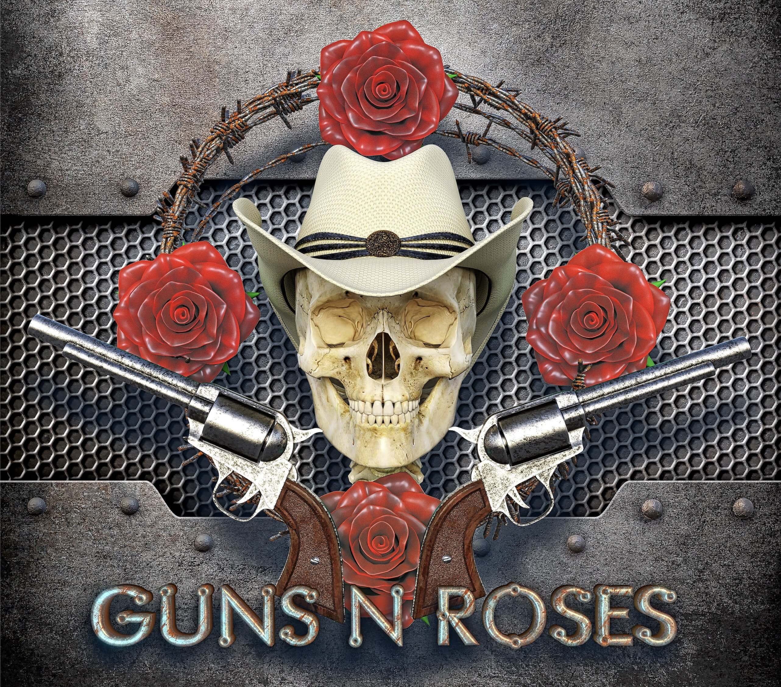 GUNS N ROSES ALBUM ART 3D Render, Digital Art by 3D4U2C