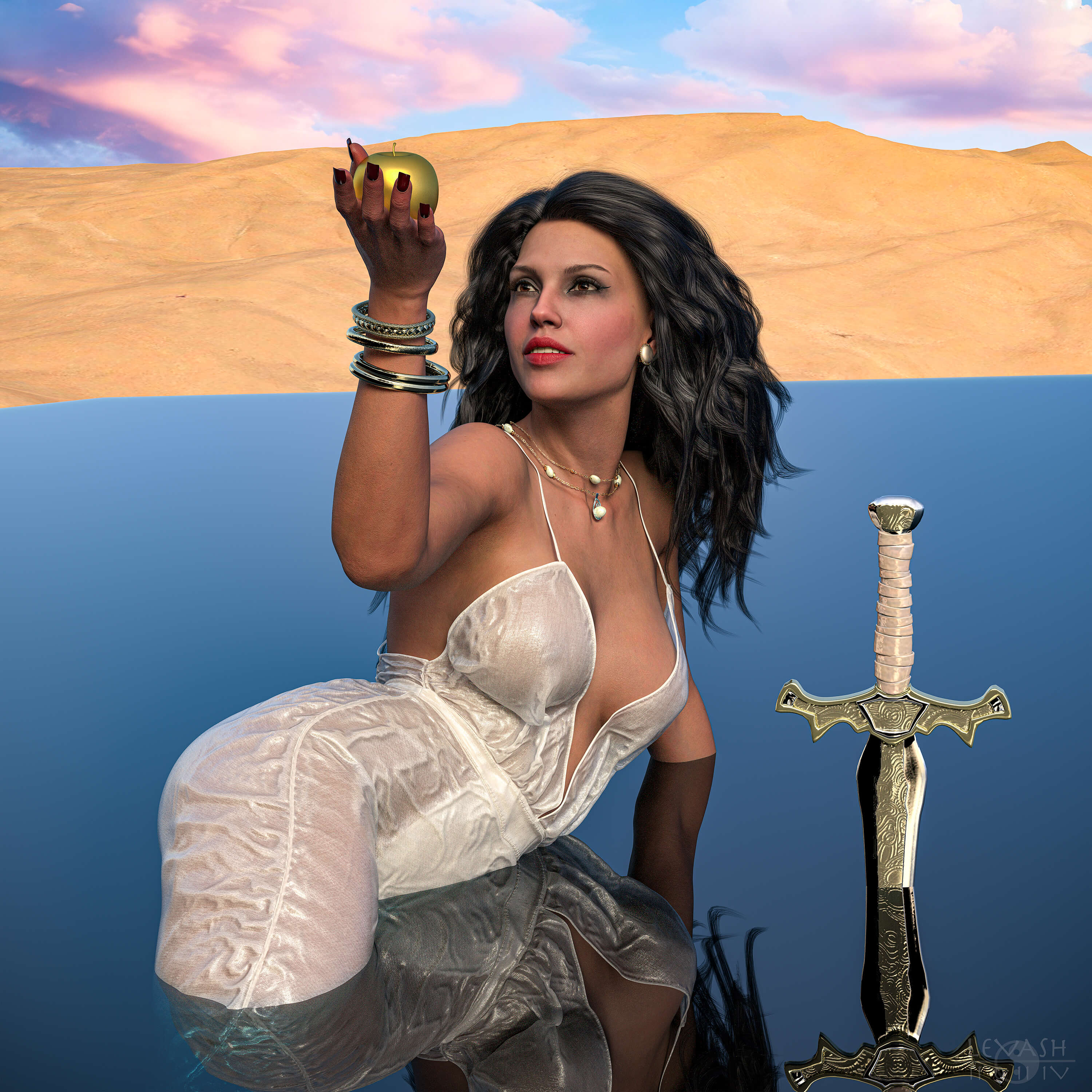 KNOWLEDGE 3D Render, Digital Art by 3D4U2C