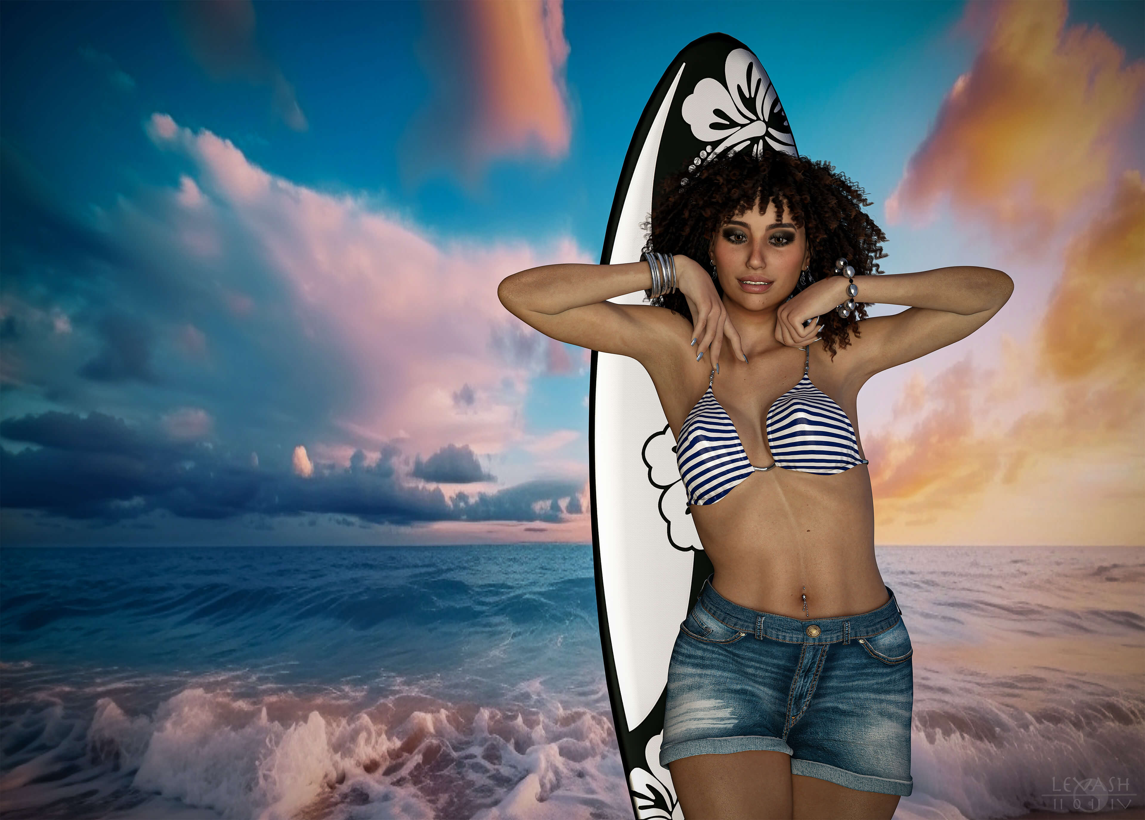 PRIVATE DANCER CALIFORNIA DREAMING 3D Render by 3D4U2C