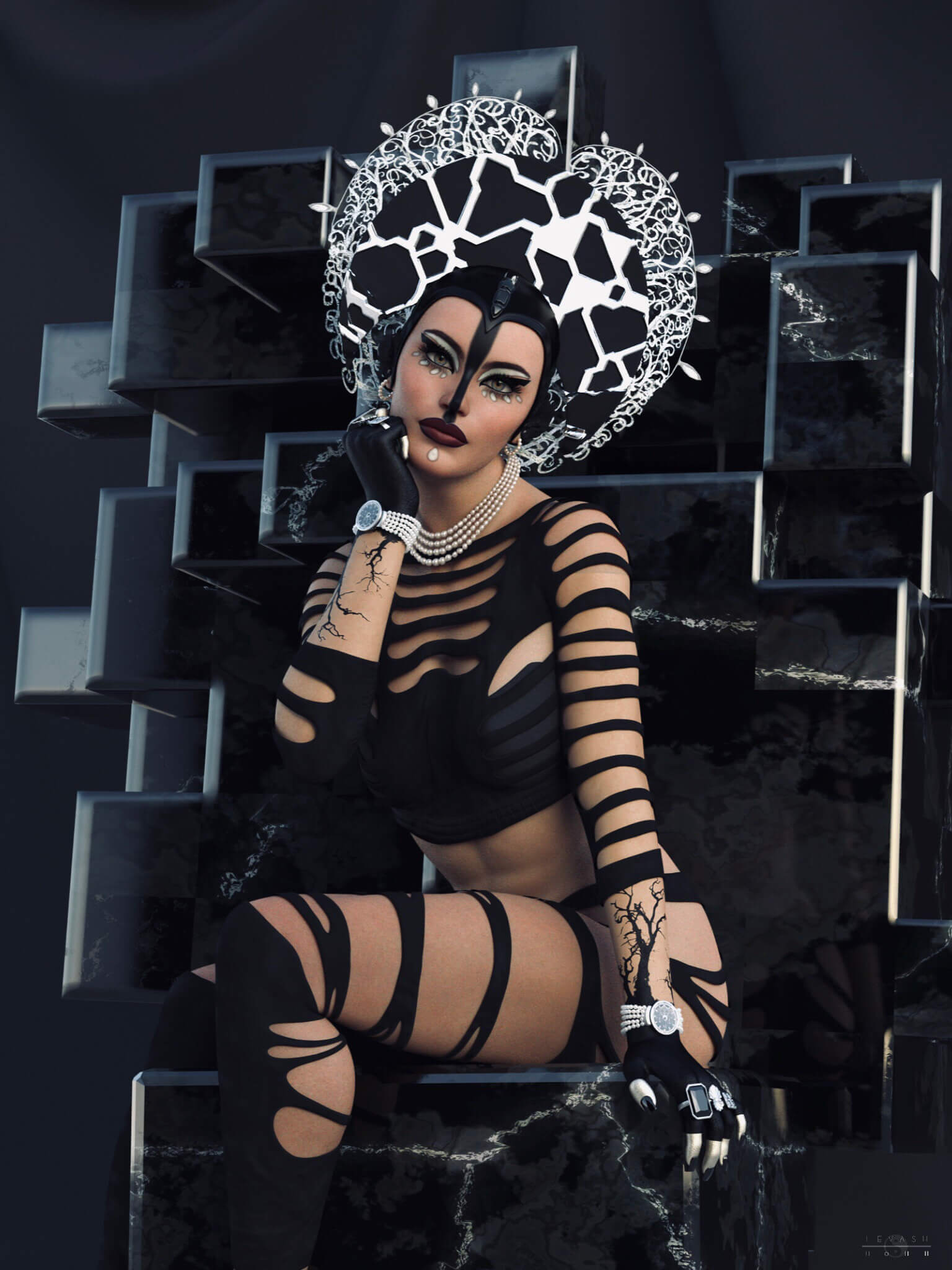 THE ALIEN PRINCESS 3D Render | RenderHub Gallery