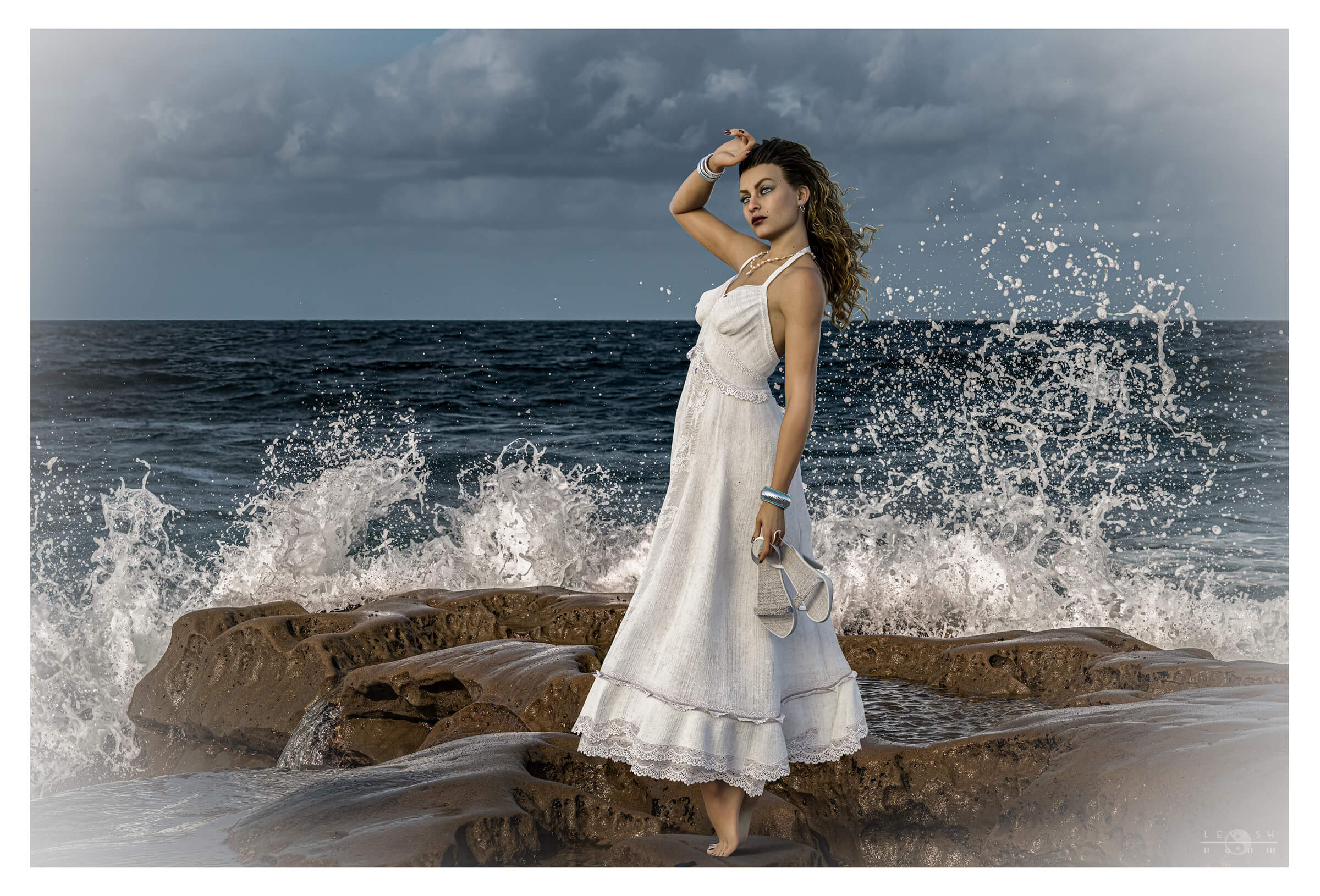 THE BEAUTY BY THE SEA 3D Render, Digital Art by 3D4U2C