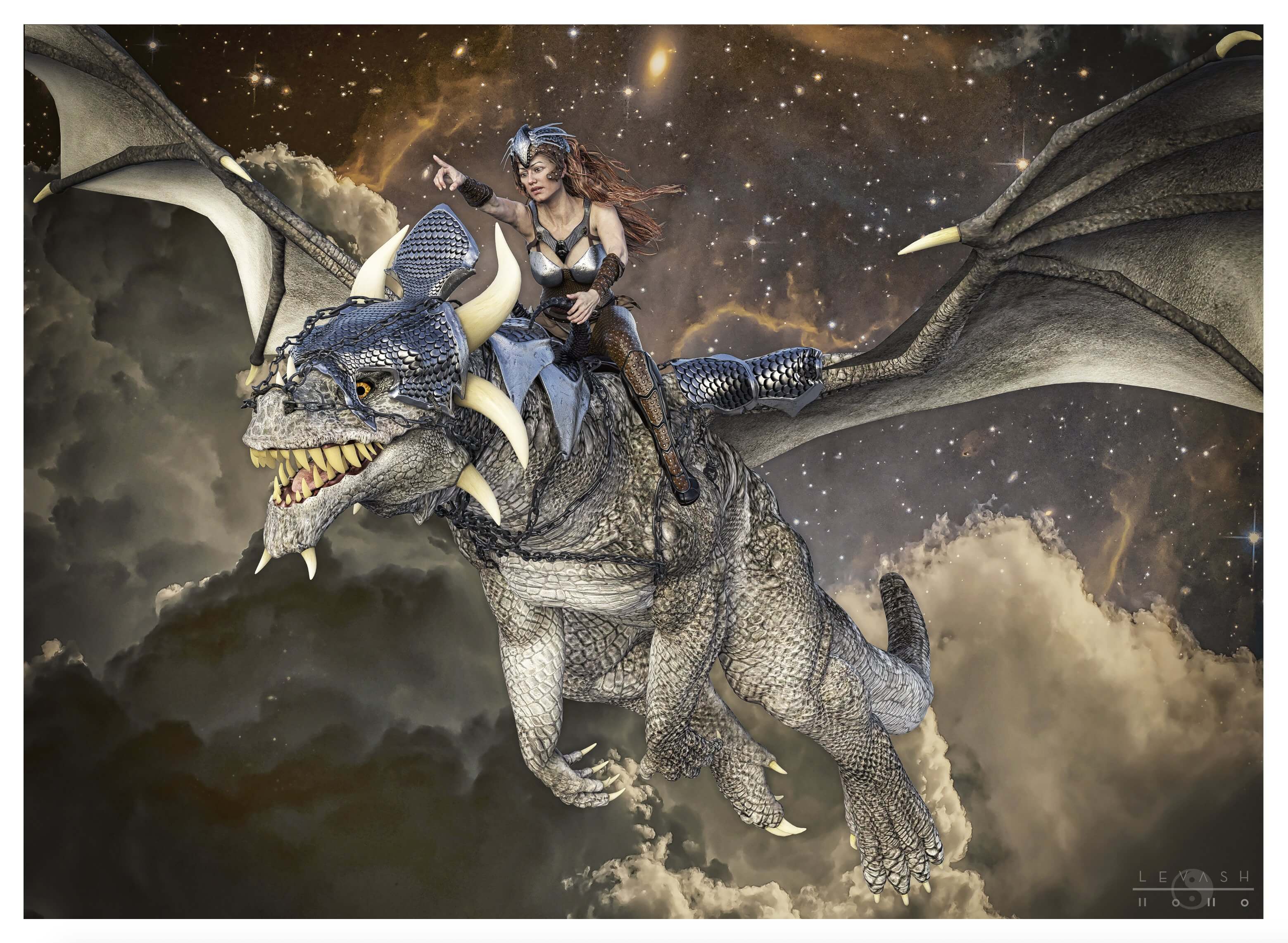 THE FINAL FLIGHT OF THE VALKYRIE 3D Render, Digital Art by 3D4U2C