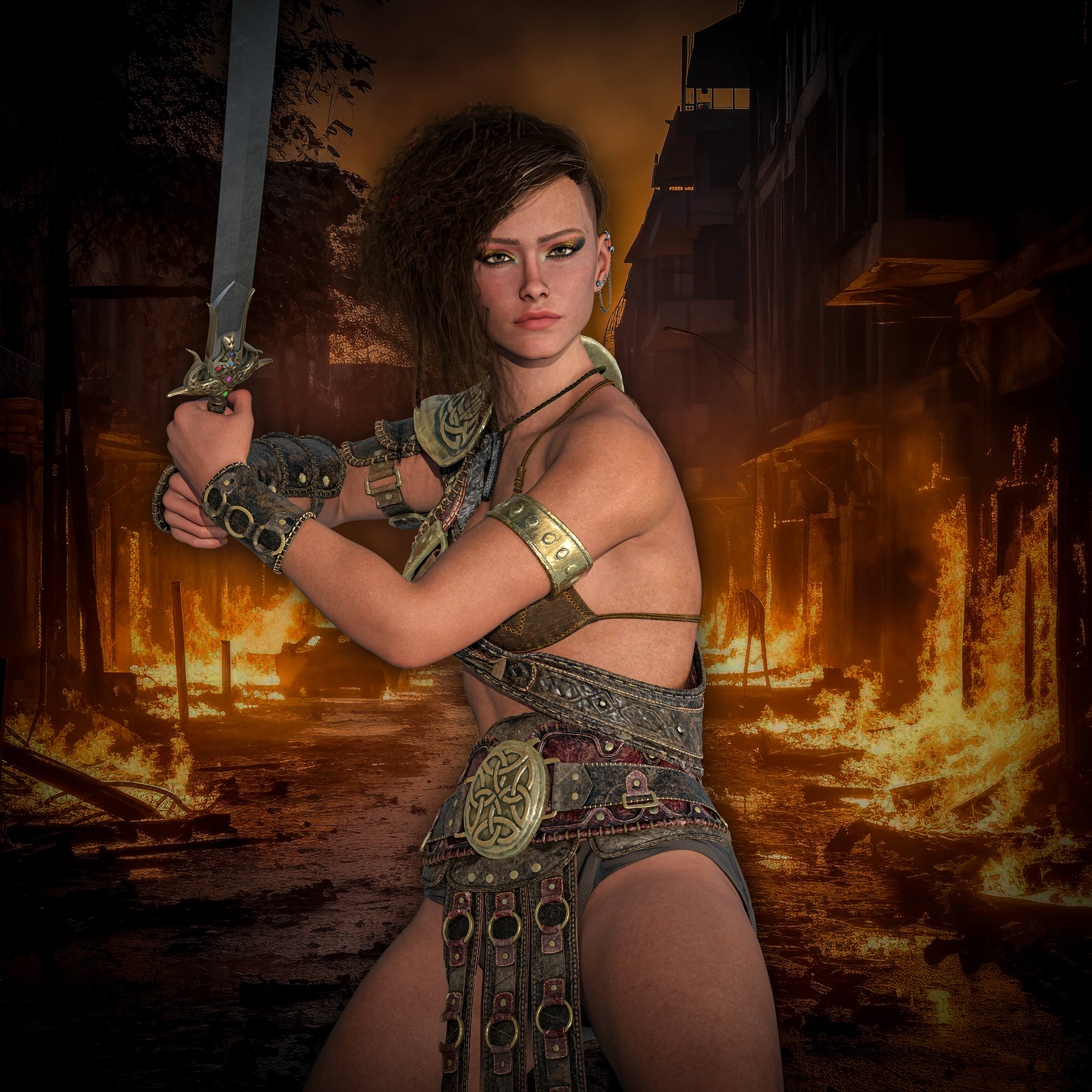 THE FORGOTTEN WARRIOR 3D Render | RenderHub Gallery