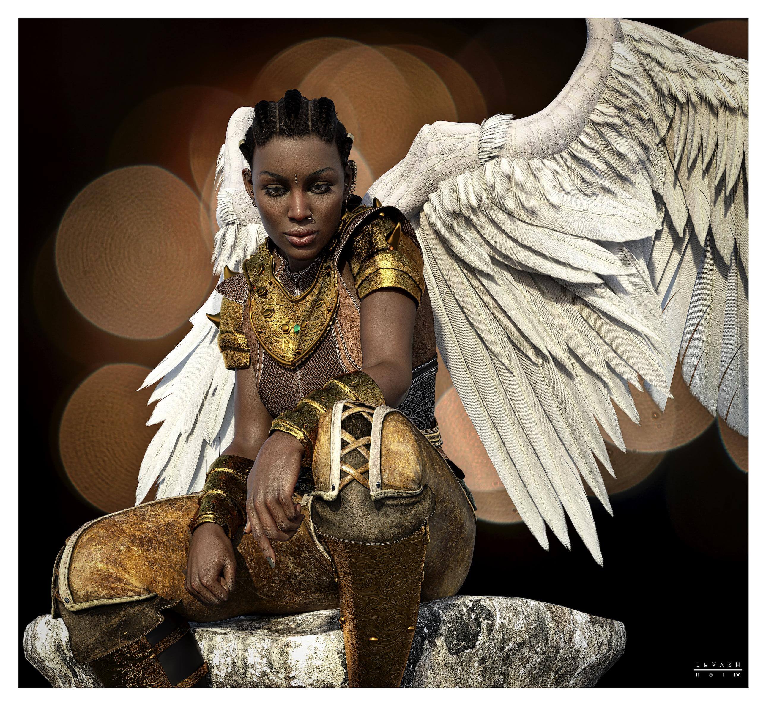 THE GUARDIAN 3D Render, Digital Art by 3D4U2C