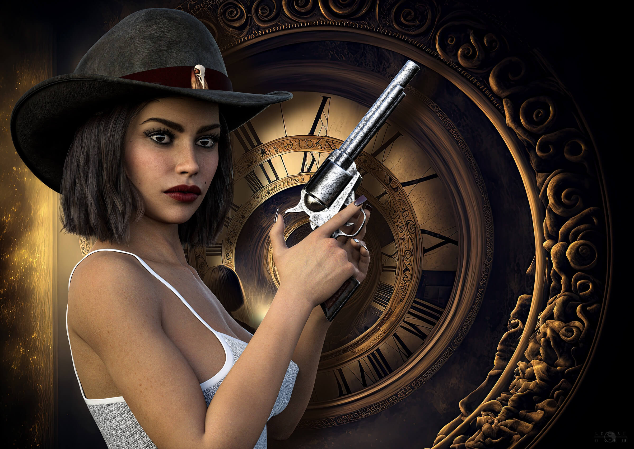 TIME BANDIT 3D Render, Digital Art by 3D4U2C