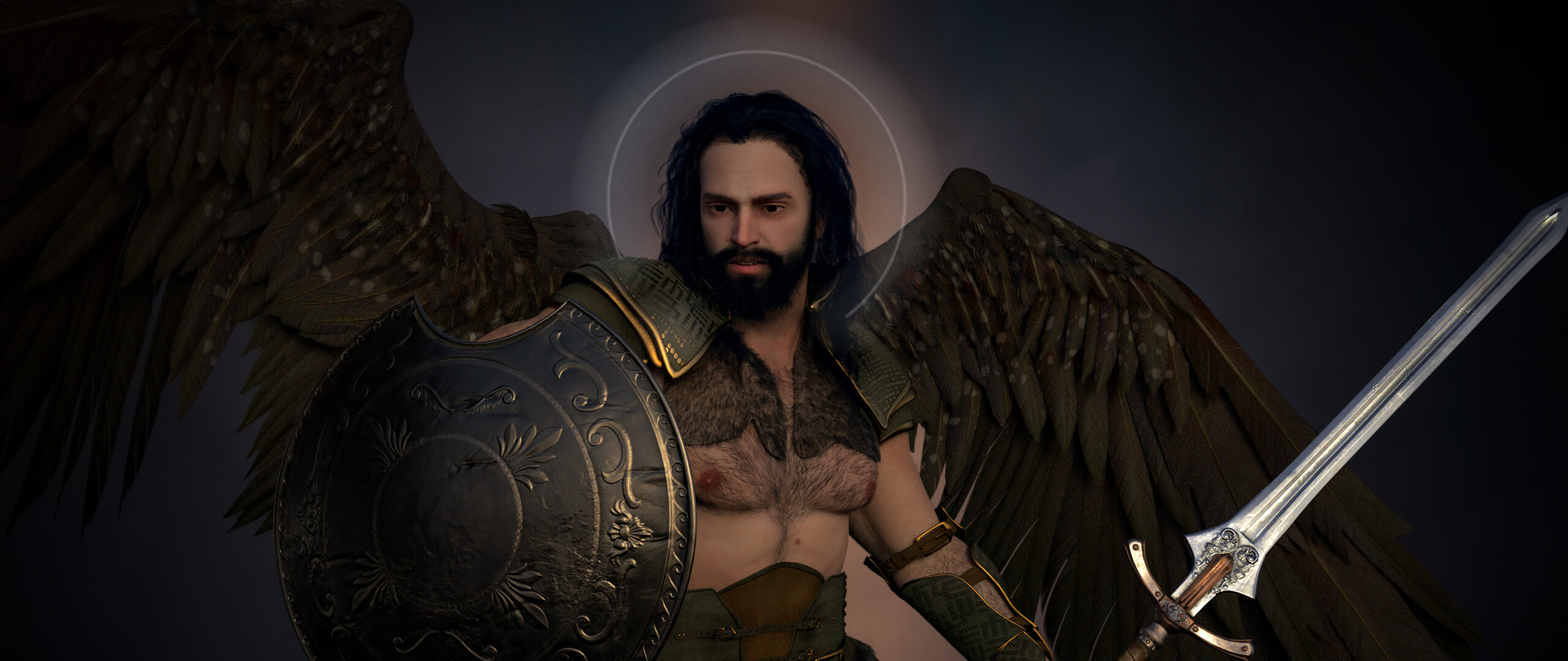 My Guardian and Protector 3D Desktop HD Wallpaper